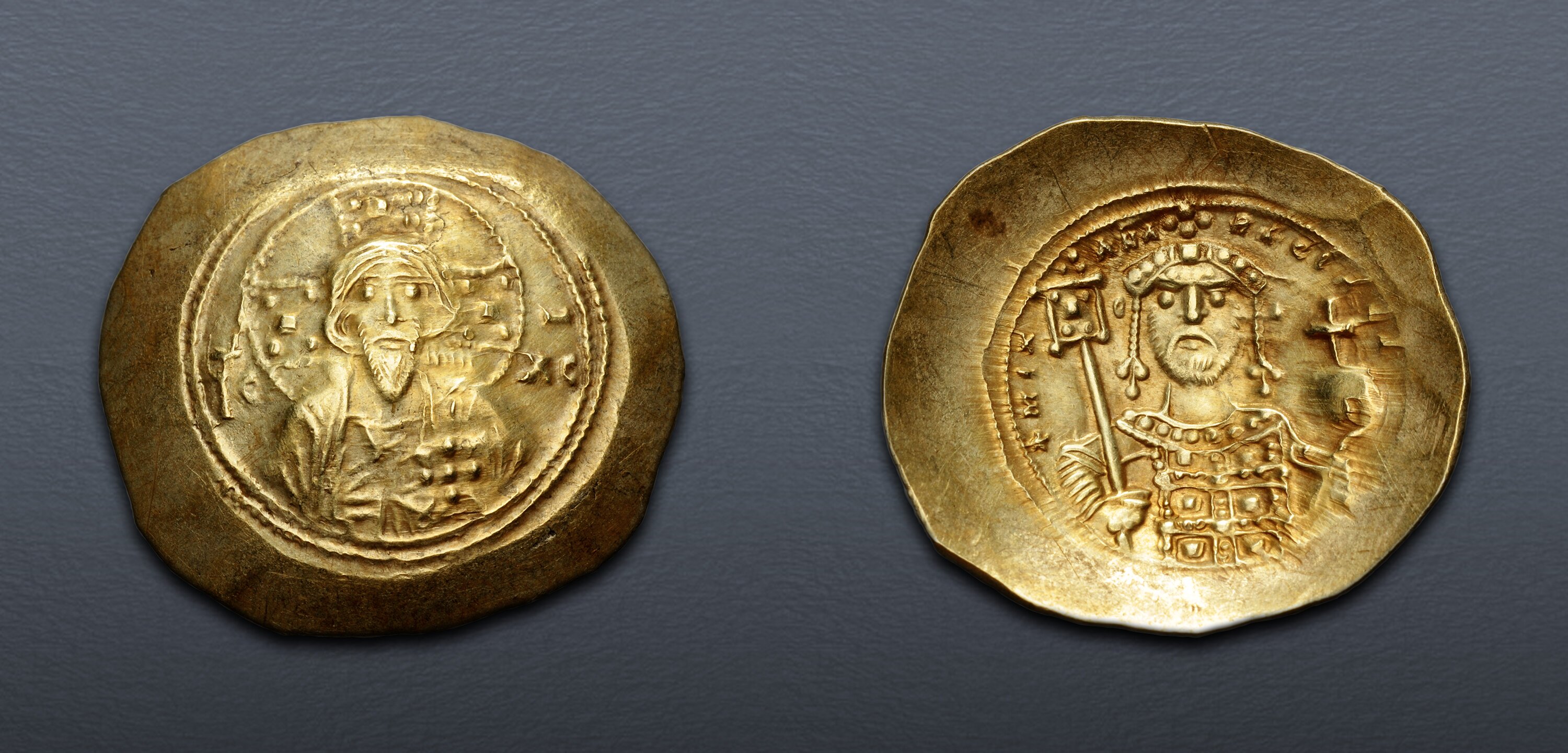 Michael VII Ducas. 1071-1078. EL Histamenon Nomisma (28.5mm, 4.42 g, 6h ...