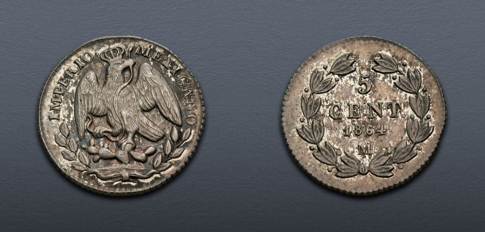 MEXICO, Second Mexican Empire. Maximilian I von Habsburg. 1864-1867. AR ...