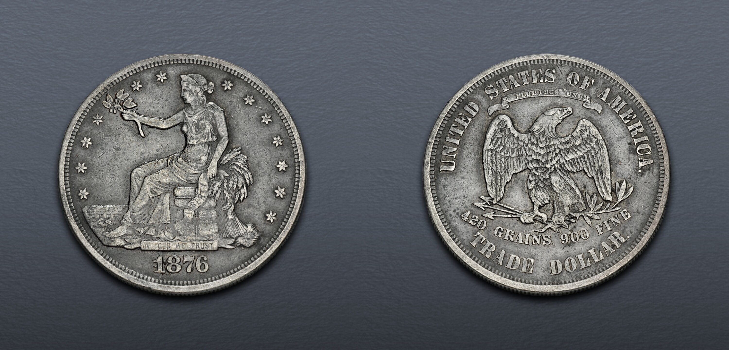 1876 Trade Dollar. EF Details. | Classical Numismatic Group