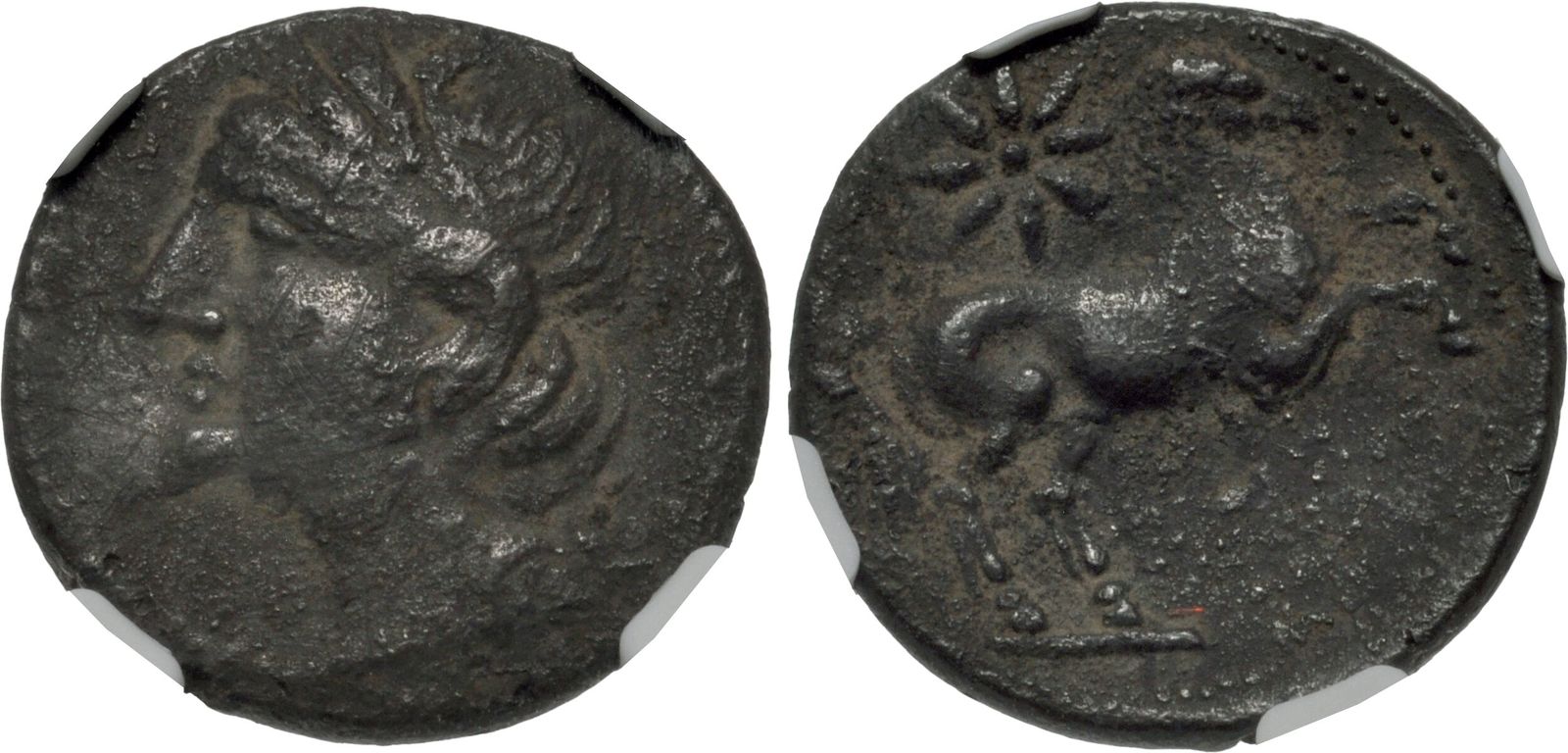 IBERIA, Punic Iberia. Circa 237-209 BC. AR Shekel (22mm, 7.17 g, 11h ...