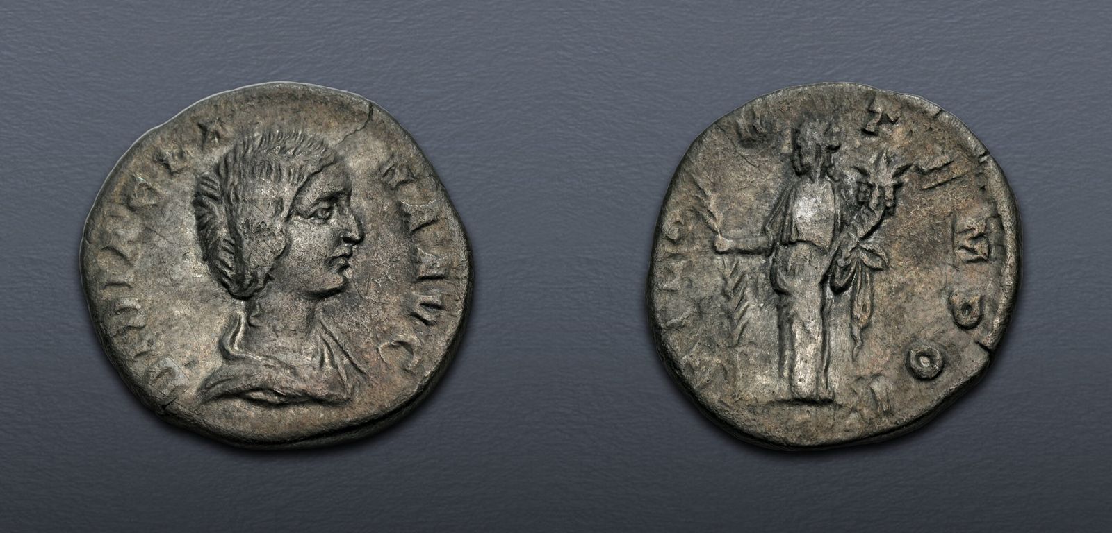 Didia Clara. Augusta, AD 193. AR Denarius (18mm, 2.49 g, 12h). Rome ...