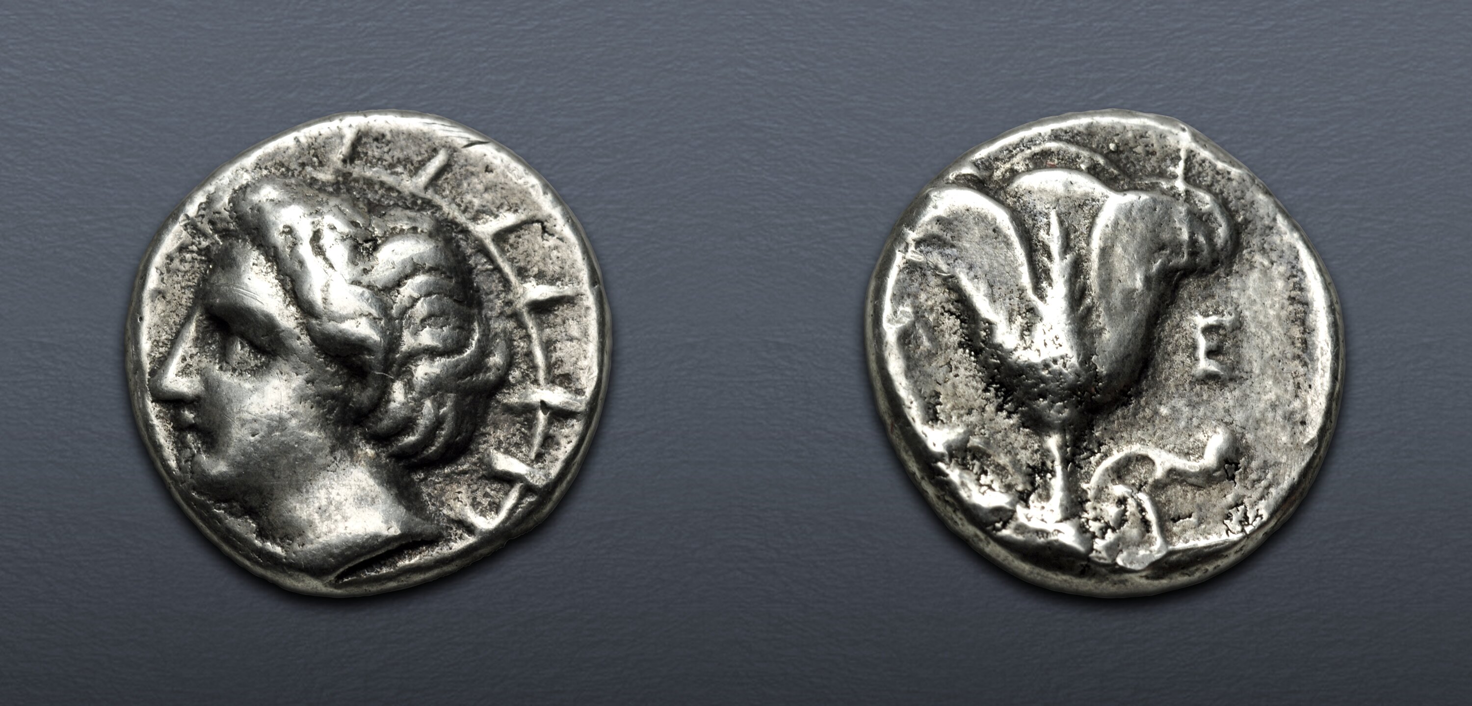 MYSIA, Lampsakos. Memnon of Rhodes. Circa 356-354 BC. AR Drachm (13mm ...