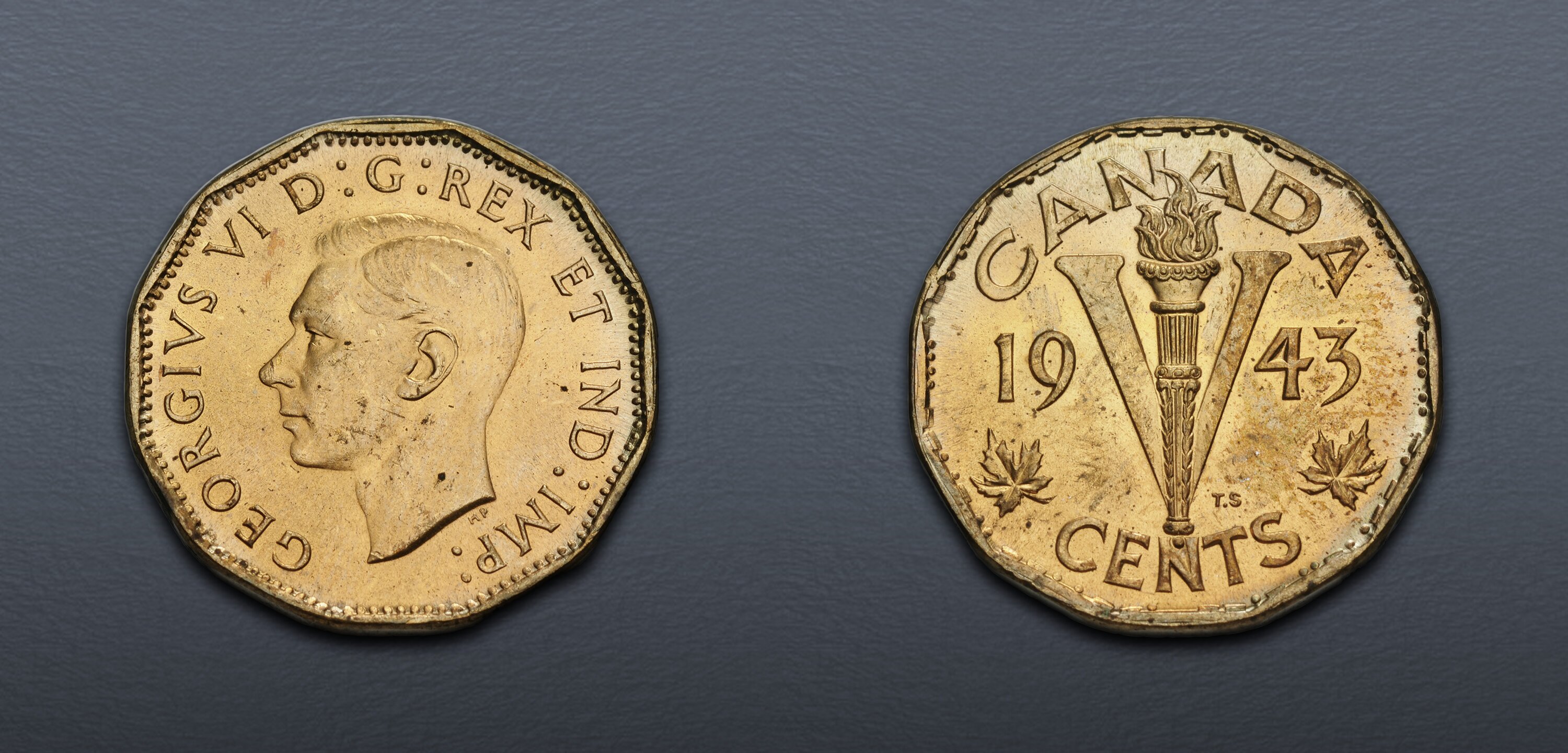 CANADA. George VI. 1936-1952. Tombac 5 Cents (21mm, 4.50 g, 12h ...
