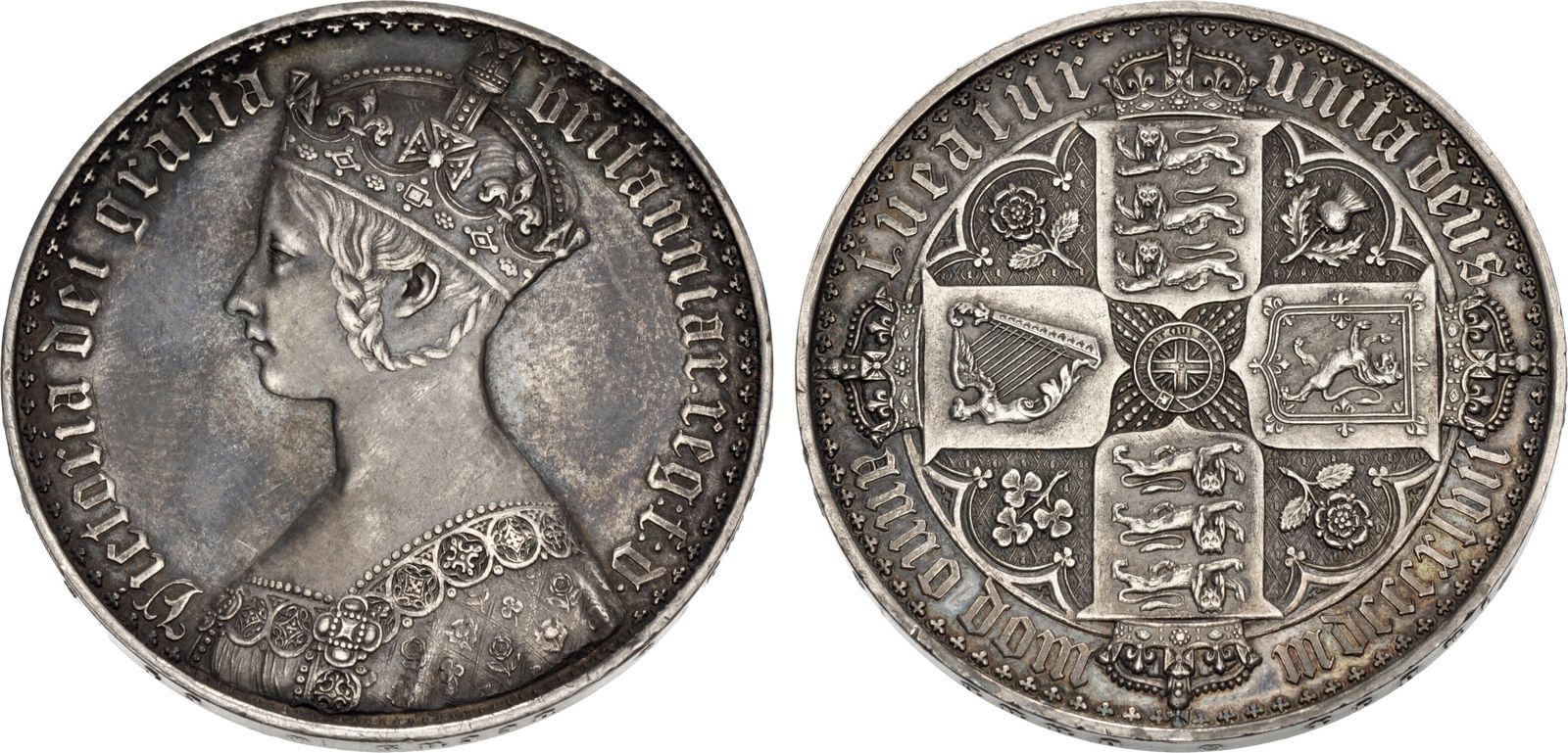 HANOVER. Victoria. 1837-1901. Proof AR Crown. Dated 1847 and RY ...