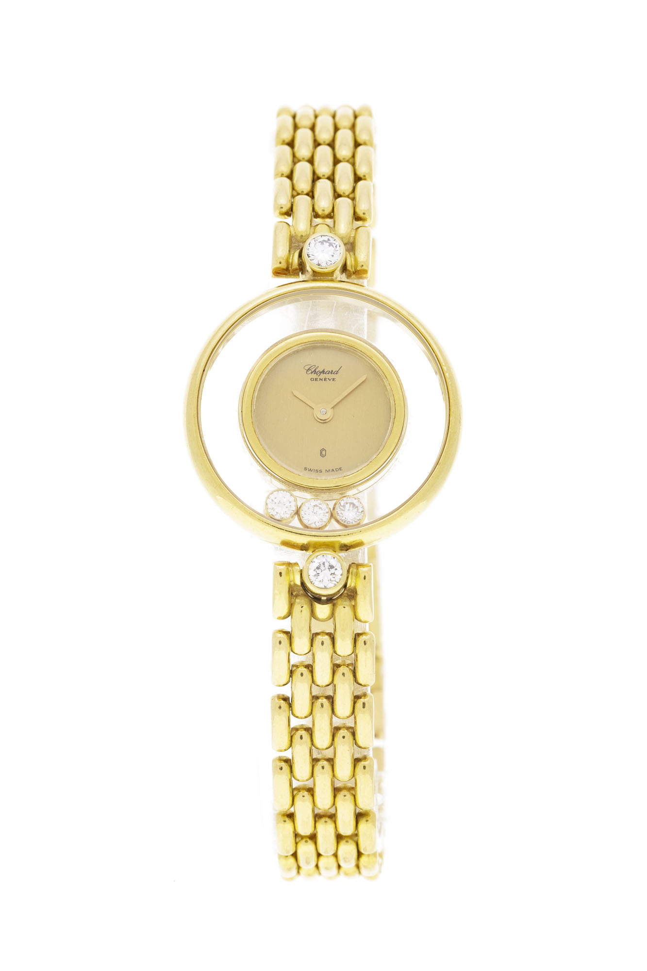 Chopard, Happy Diamonds, réf. S20/3929, montre bracelet en or 750 ...
