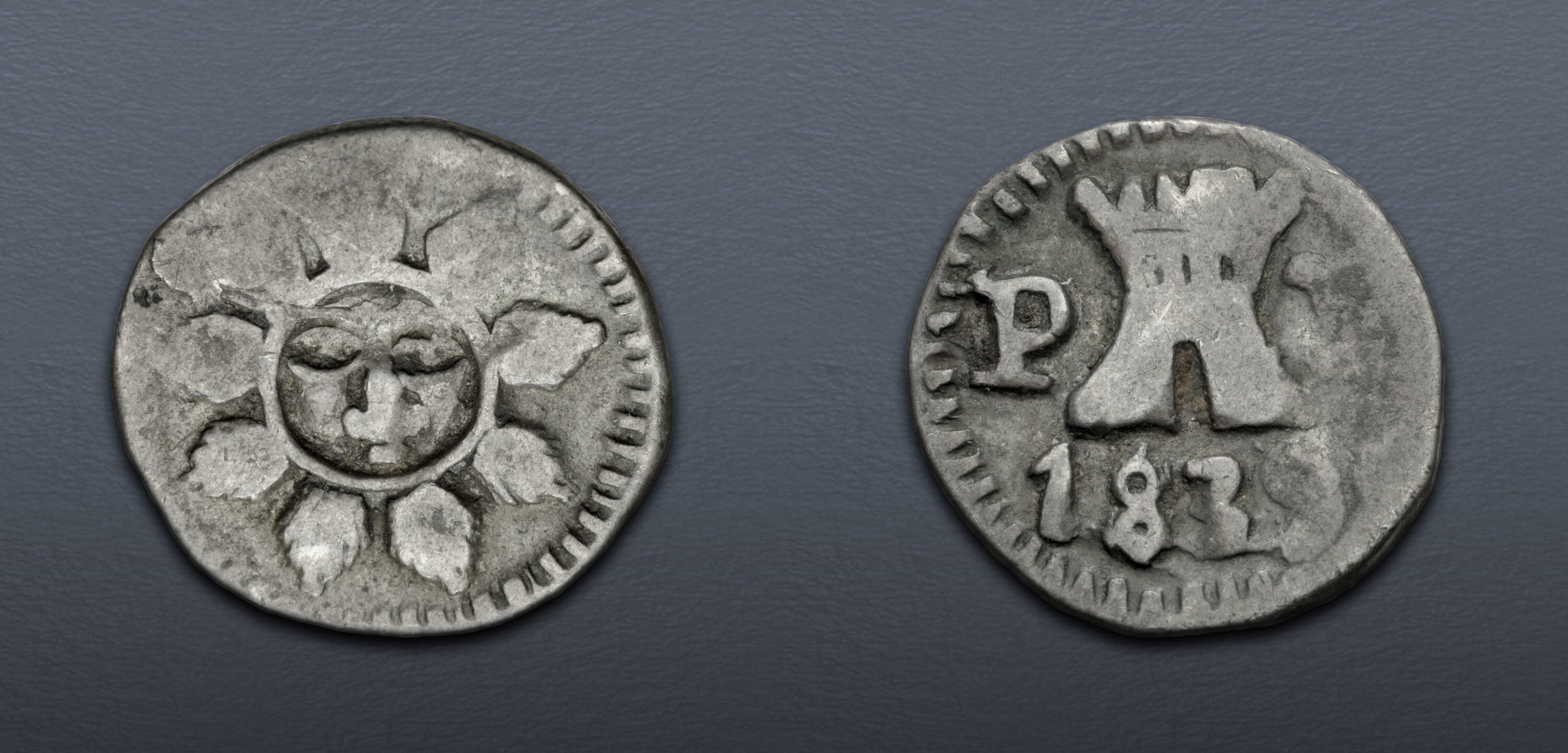 ARGENTINA, Argentine Confederation. Cordoba. 1831-1861. AR 1/4 Real ...