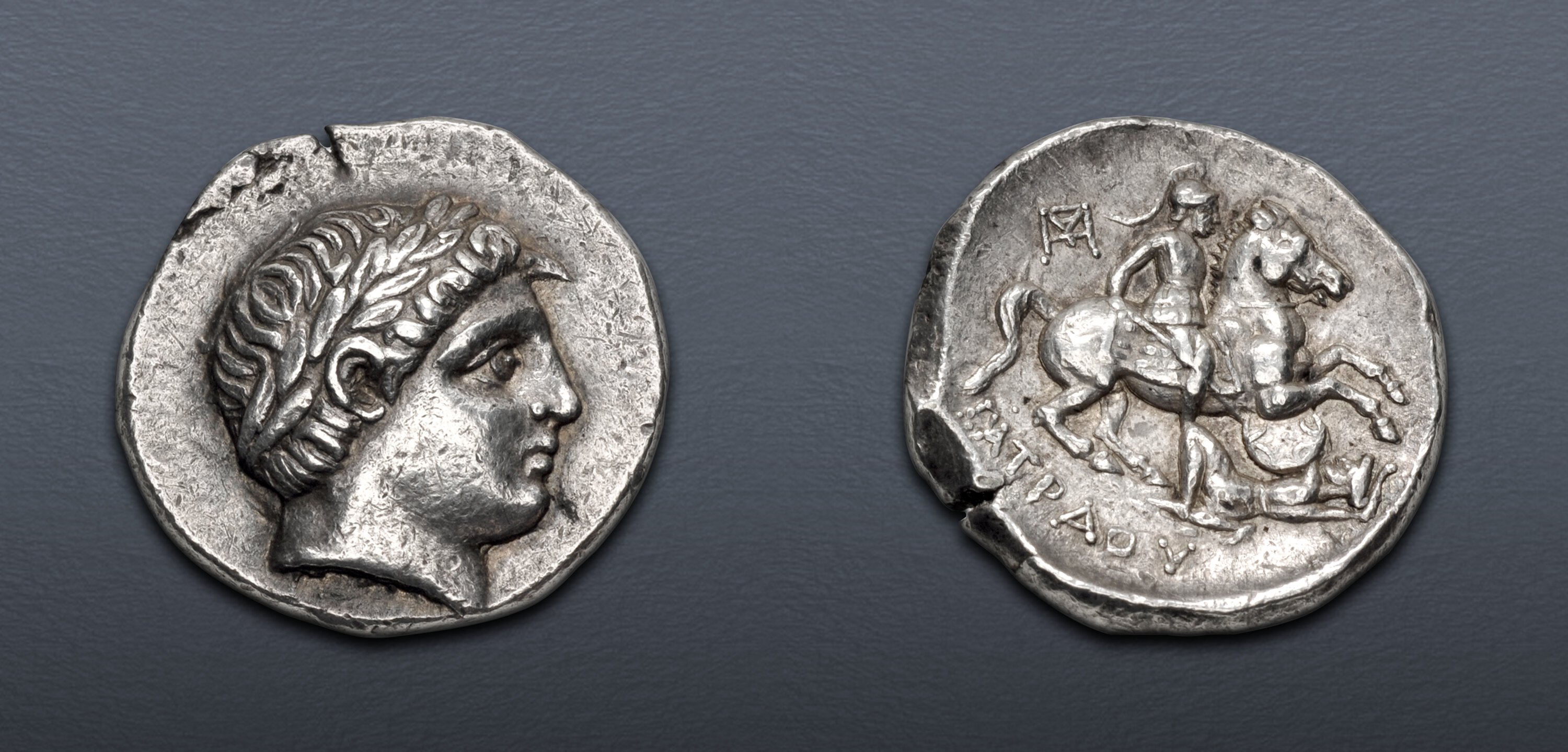 KINGS of PAEONIA. Patraos. Circa 335-315 BC. AR Tetradrachm (24.5mm, 12 ...