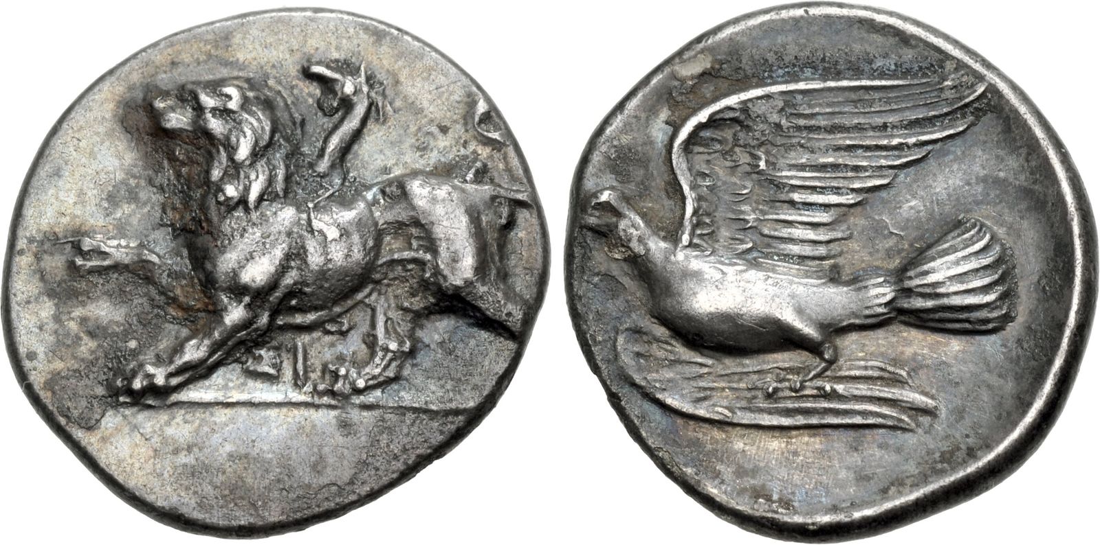 SIKYONIA, Sikyon. Circa 330/20-280 BC. AR Triobol – Hemidrachm (16.5mm ...