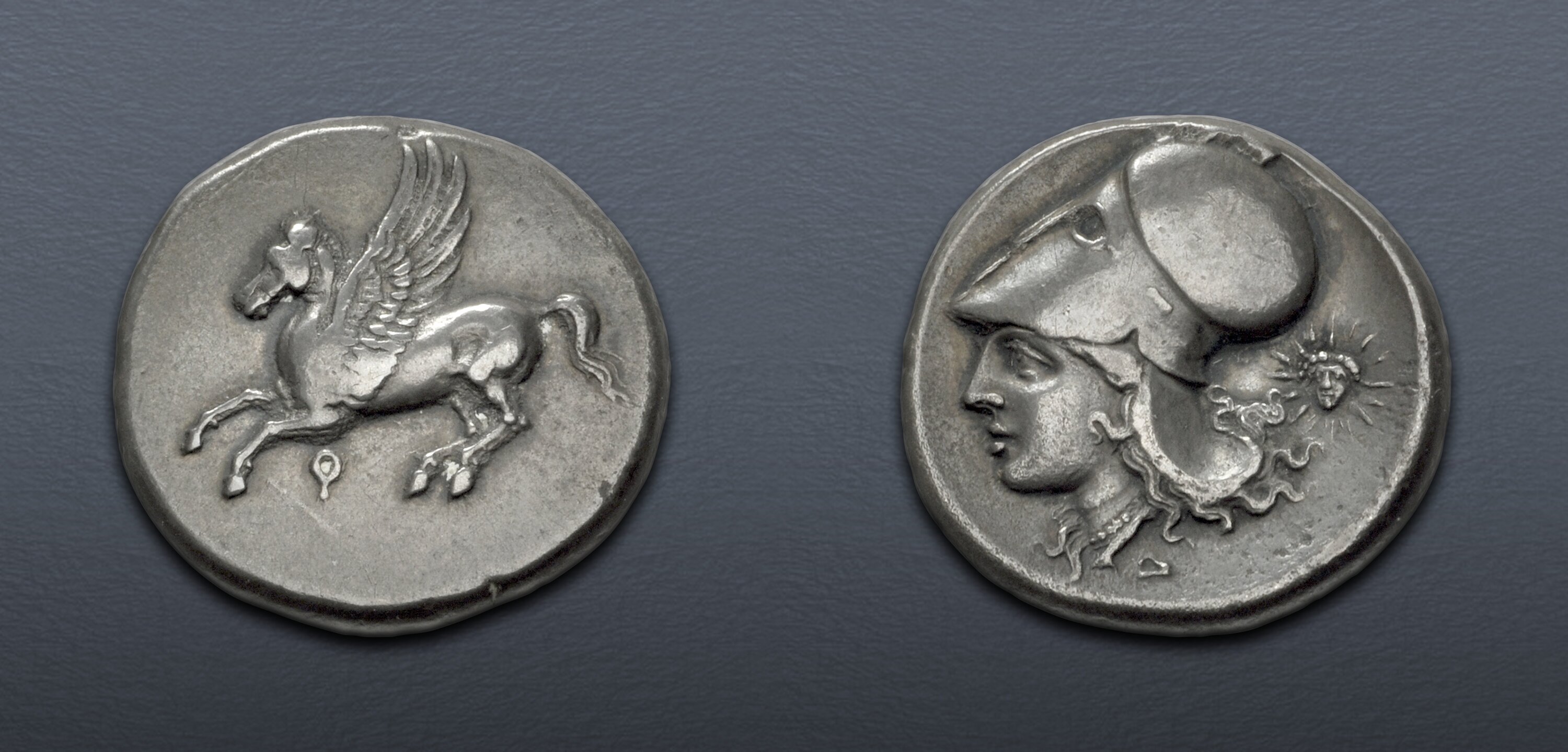 CORINTHIA, Corinth. Circa 350/45-285 BC. AR Stater (21.5mm, 8.52 g, 5h ...