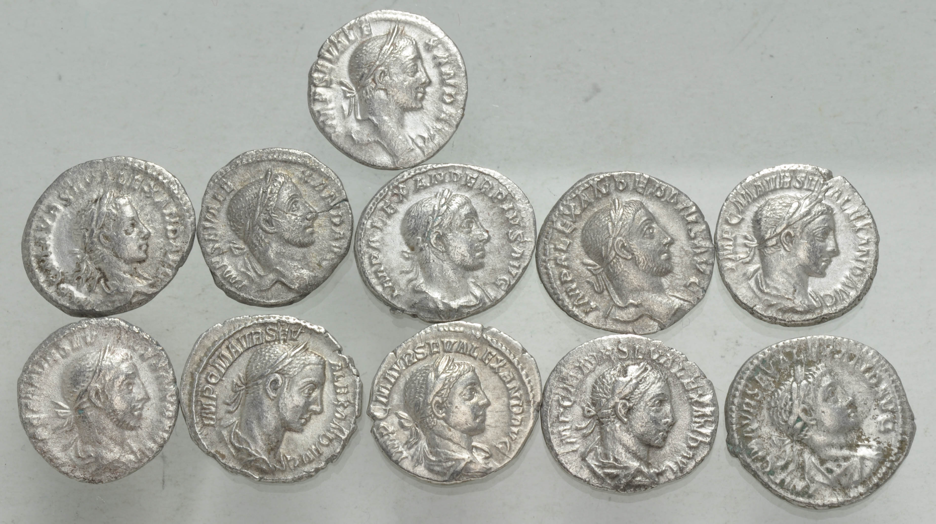 ROMAN. Imperial. Lot of eleven (11) AR Denarii. | Classical Numismatic ...