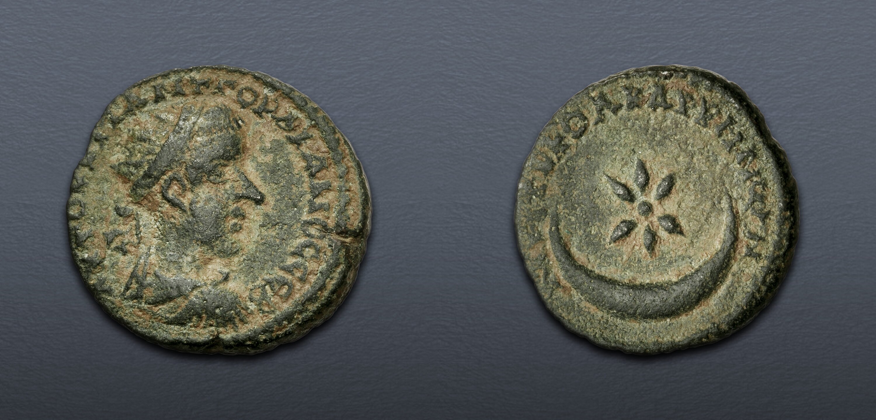 MESOPOTAMIA, Carrhae. Gordian III. AD 238-244. Æ (18mm, 3.65 g, 12h ...