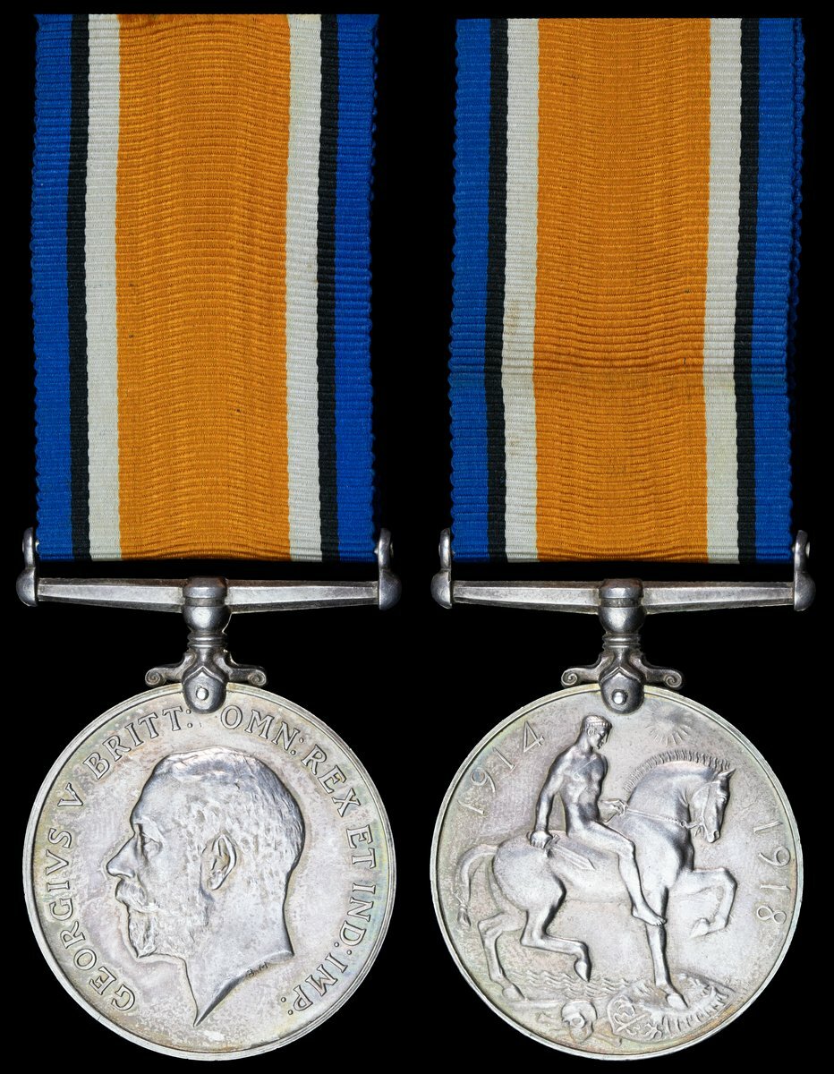 A British War Medal to Captain G. W. G. Booker, Canadian Engineers, who ...