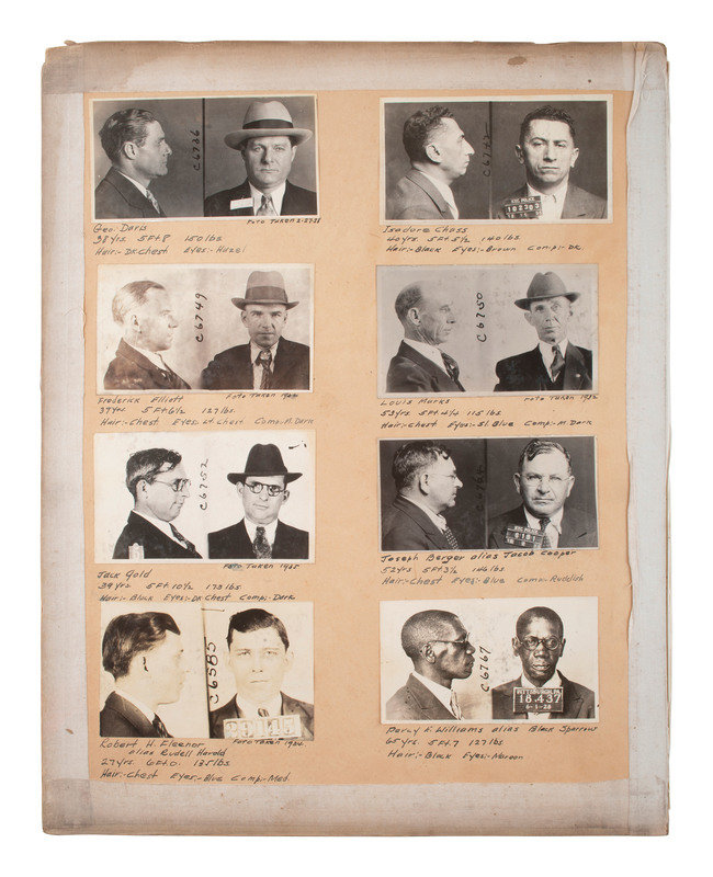 [CRIME & PUNISHMENT]. A group of mugshots, incl. African American ...