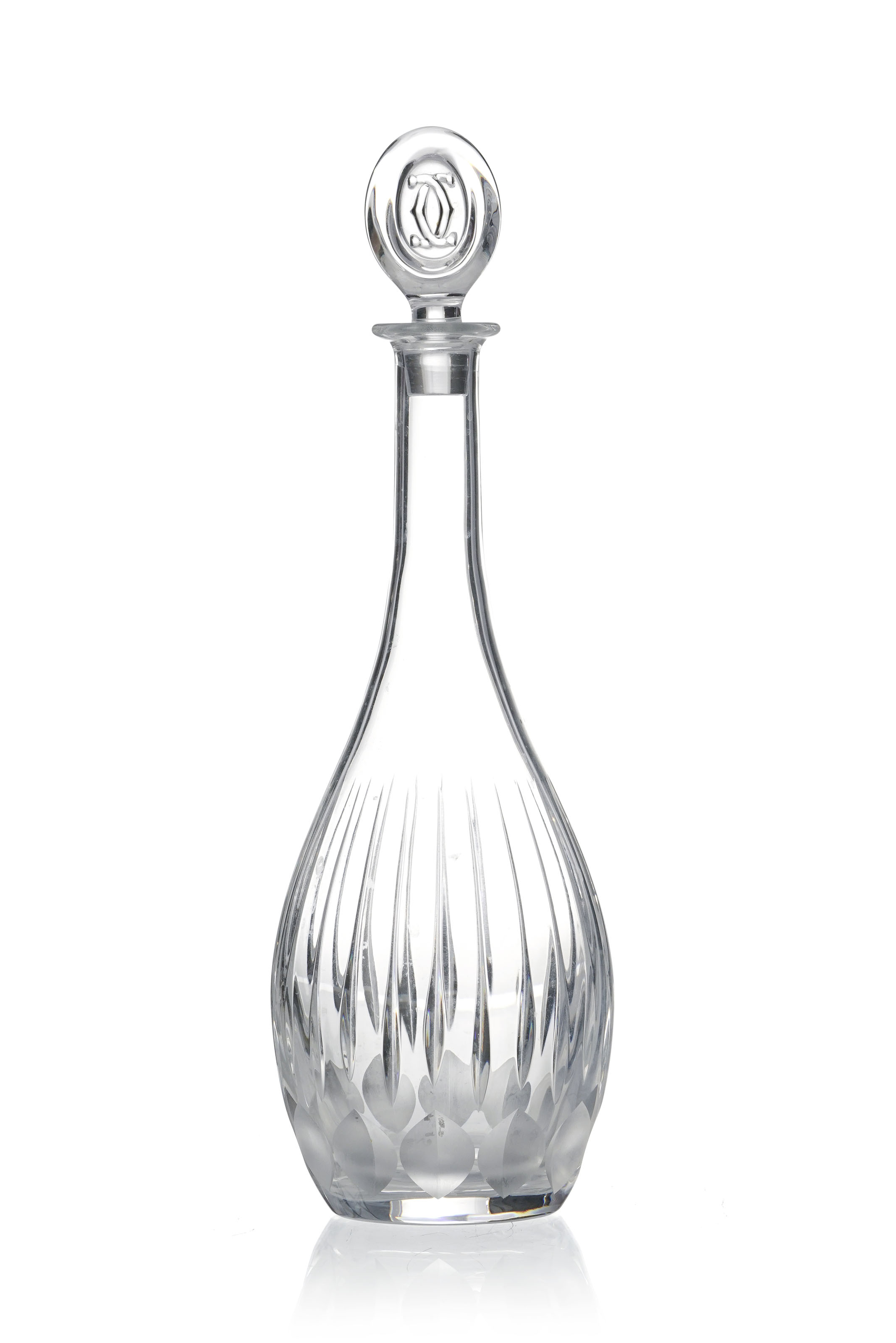 Carafe à décanter en cristal, Cartier, Paris. Modèle La Maison du ...