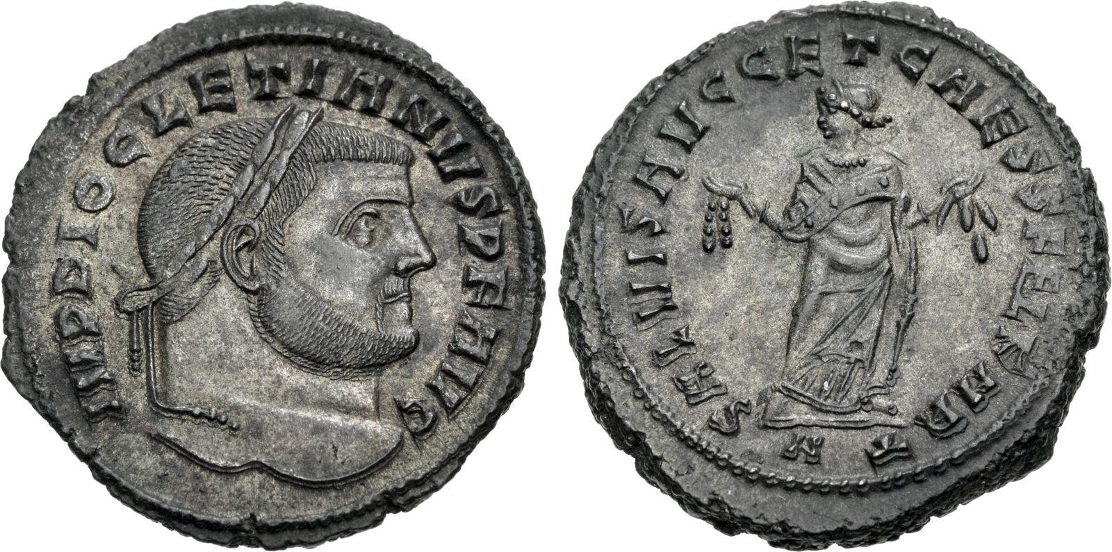 Diocletian. AD 284-305. Æ Follis (28mm, 10.59 g, 12h). Carthago (Carthage) mint, 1st officina ...