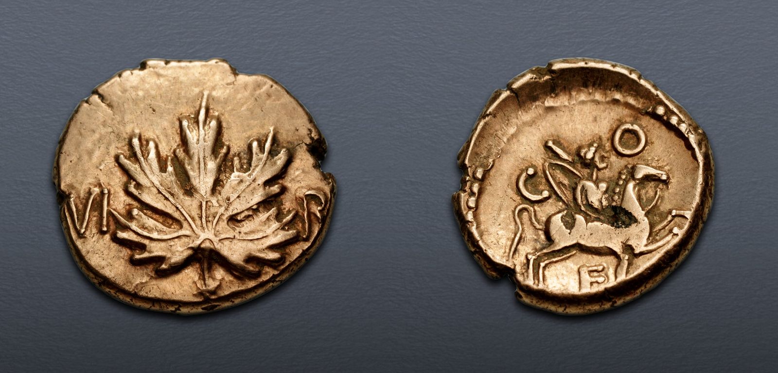 CELTIC, Atrebates & Regni. Verica. Circa AD 10-40. AV Stater (17mm, 5. ...