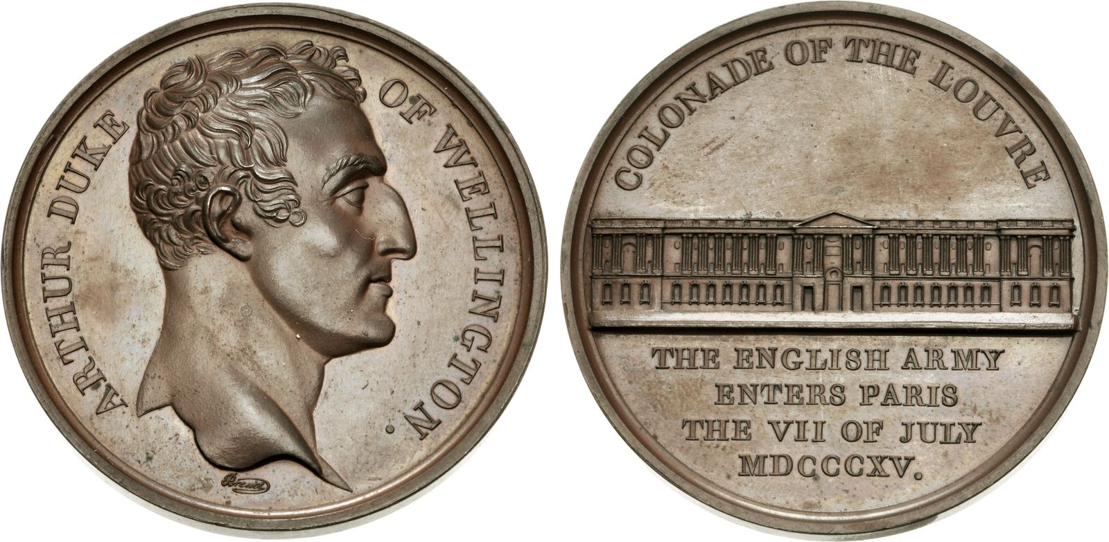 HANOVER. temp. George III. 1760-1820. Æ Medal (41.5mm, 31.02 g, 12h ...