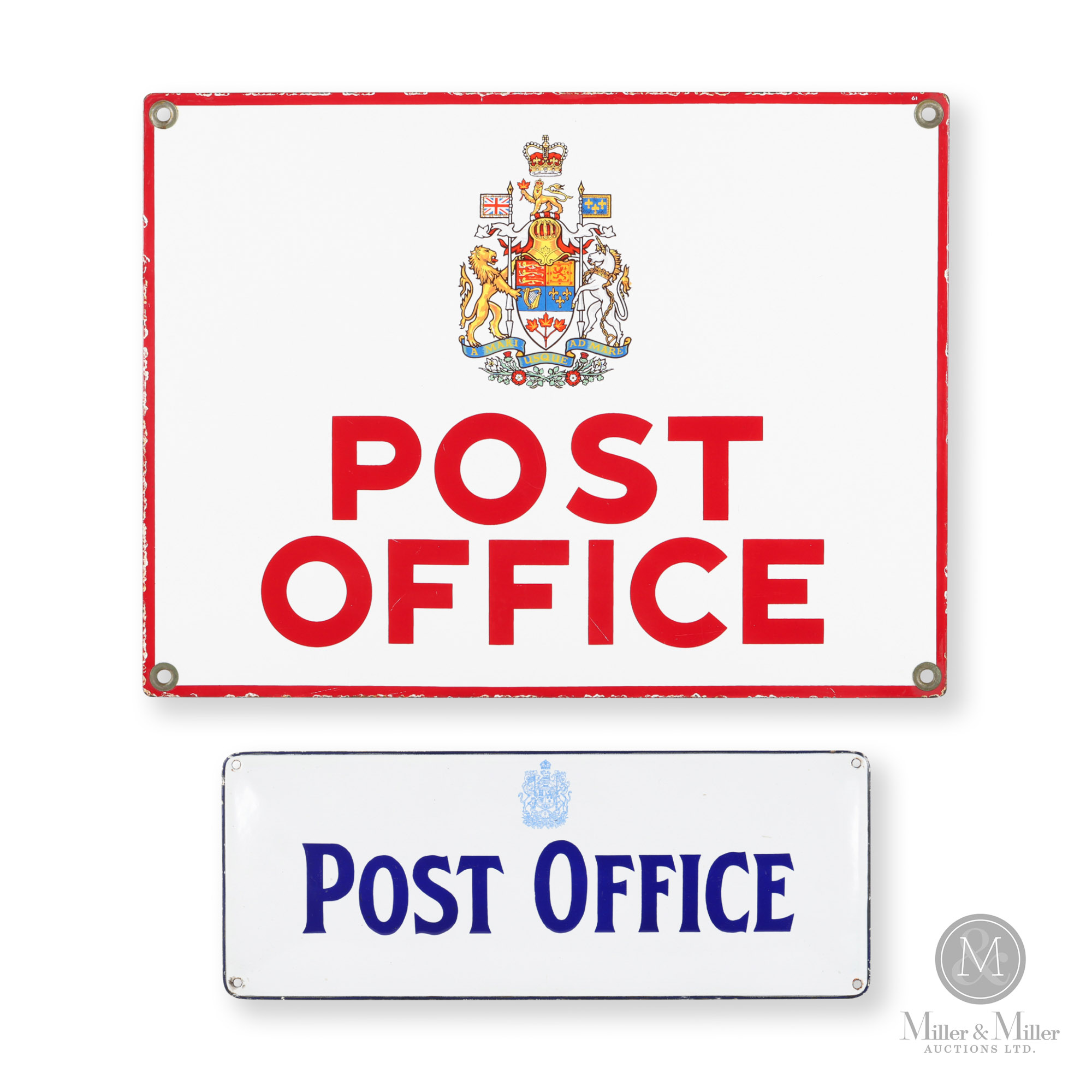 Canadian Post Office Signs | Miller & Miller Auctions Ltd