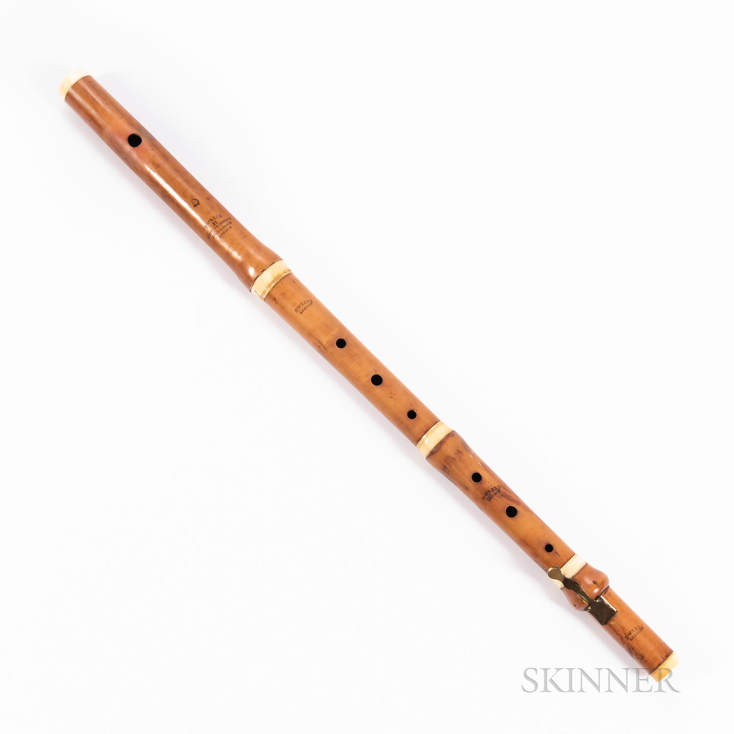 English One-keyed Boxwood Flute, Hermann Wrede, London, c. 1840 | Barnebys