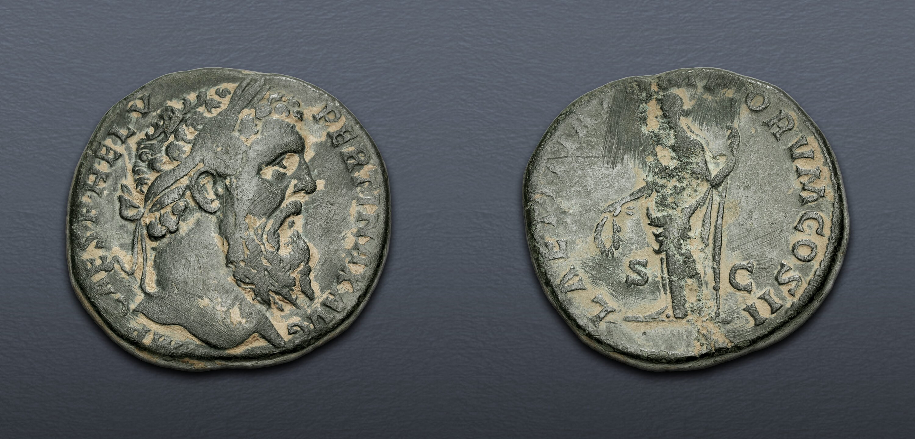 Pertinax. AD 193. Æ Sestertius (30.5mm, 24.24 g, 6h). Rome mint. 2nd ...