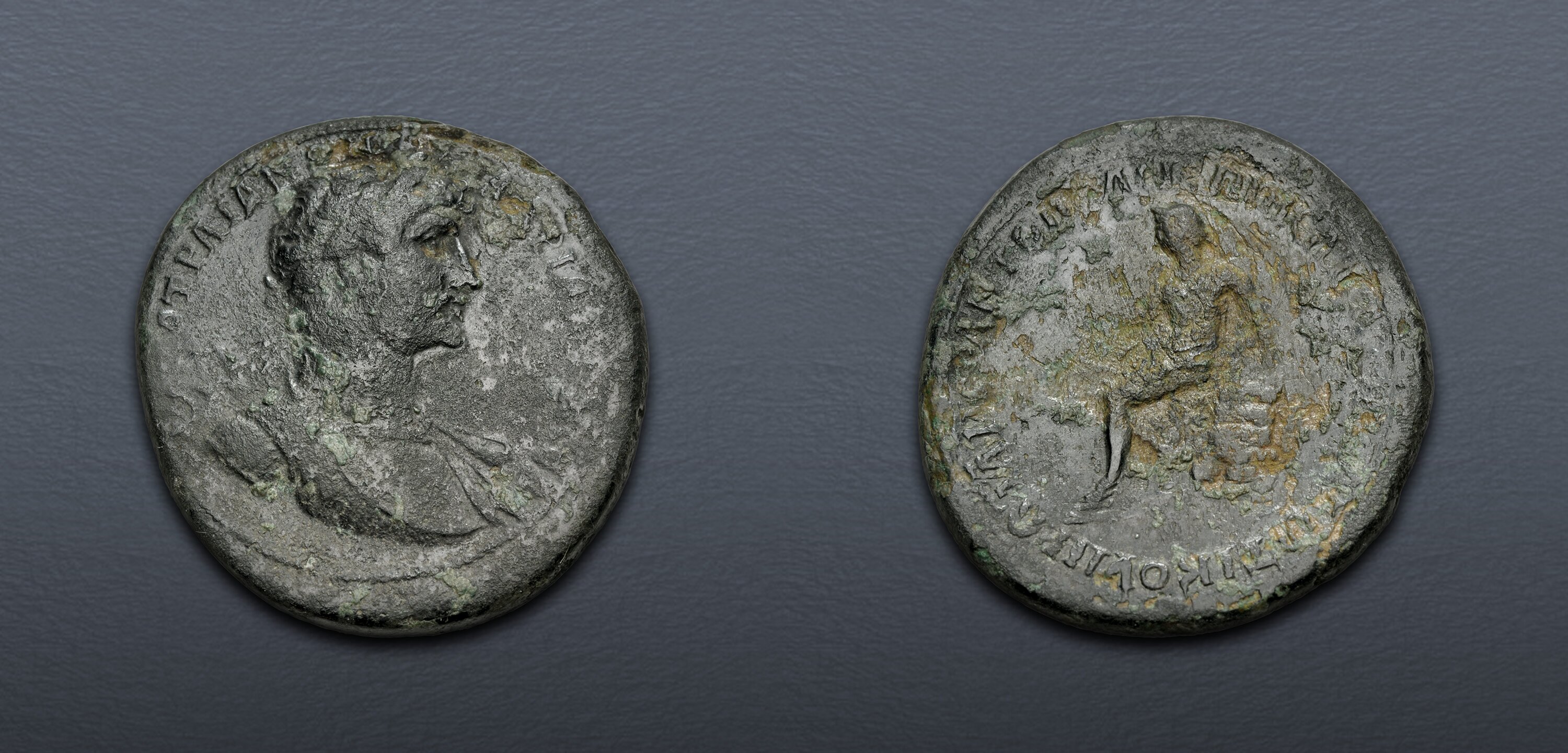 MYSIA, Miletopolis. Hadrian. AD 117-138. Æ (35mm, 24.16 g, 6h). Good ...