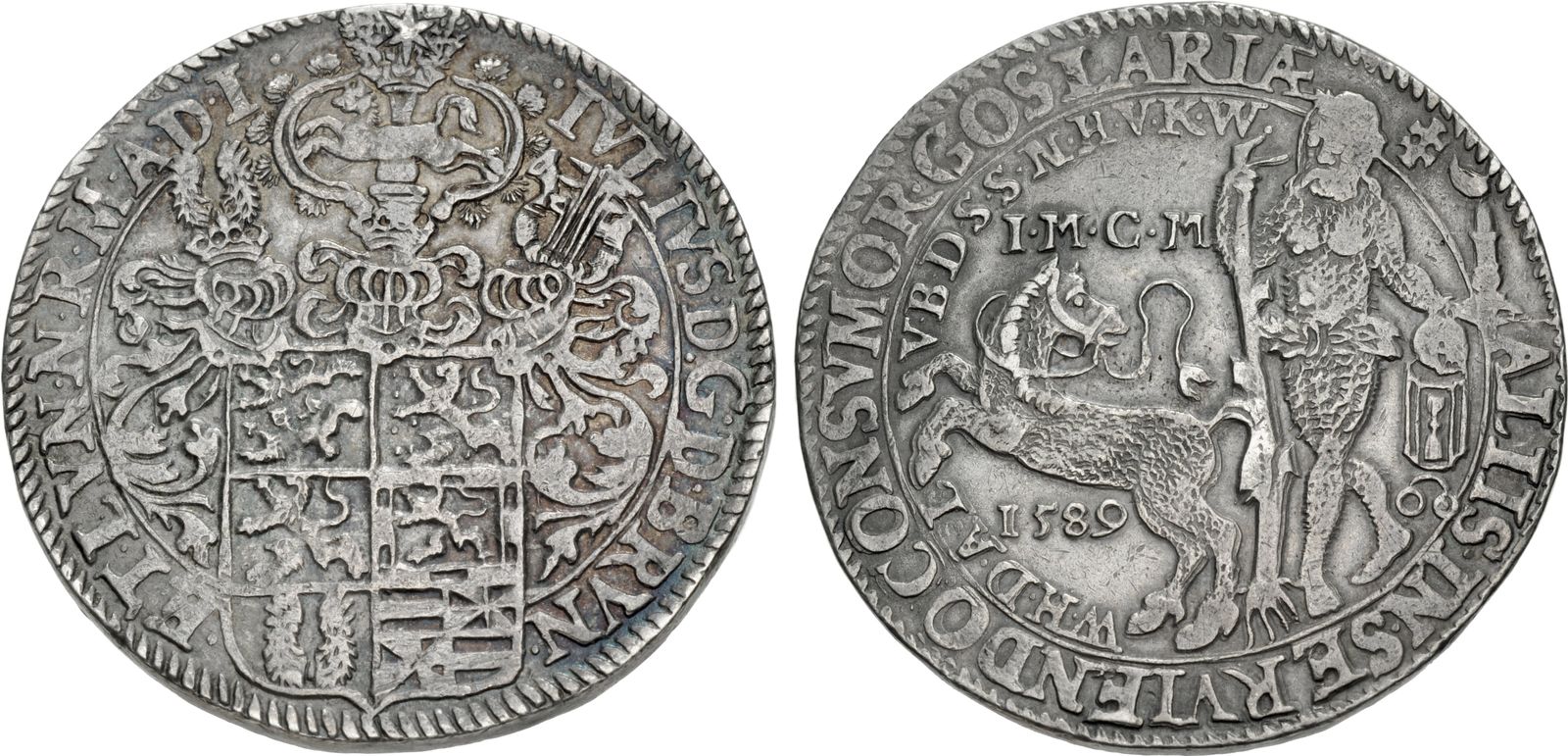 GERMANY, Braunschweig-Wolfenbüttel (Principality). Julius. 1568-1589 ...
