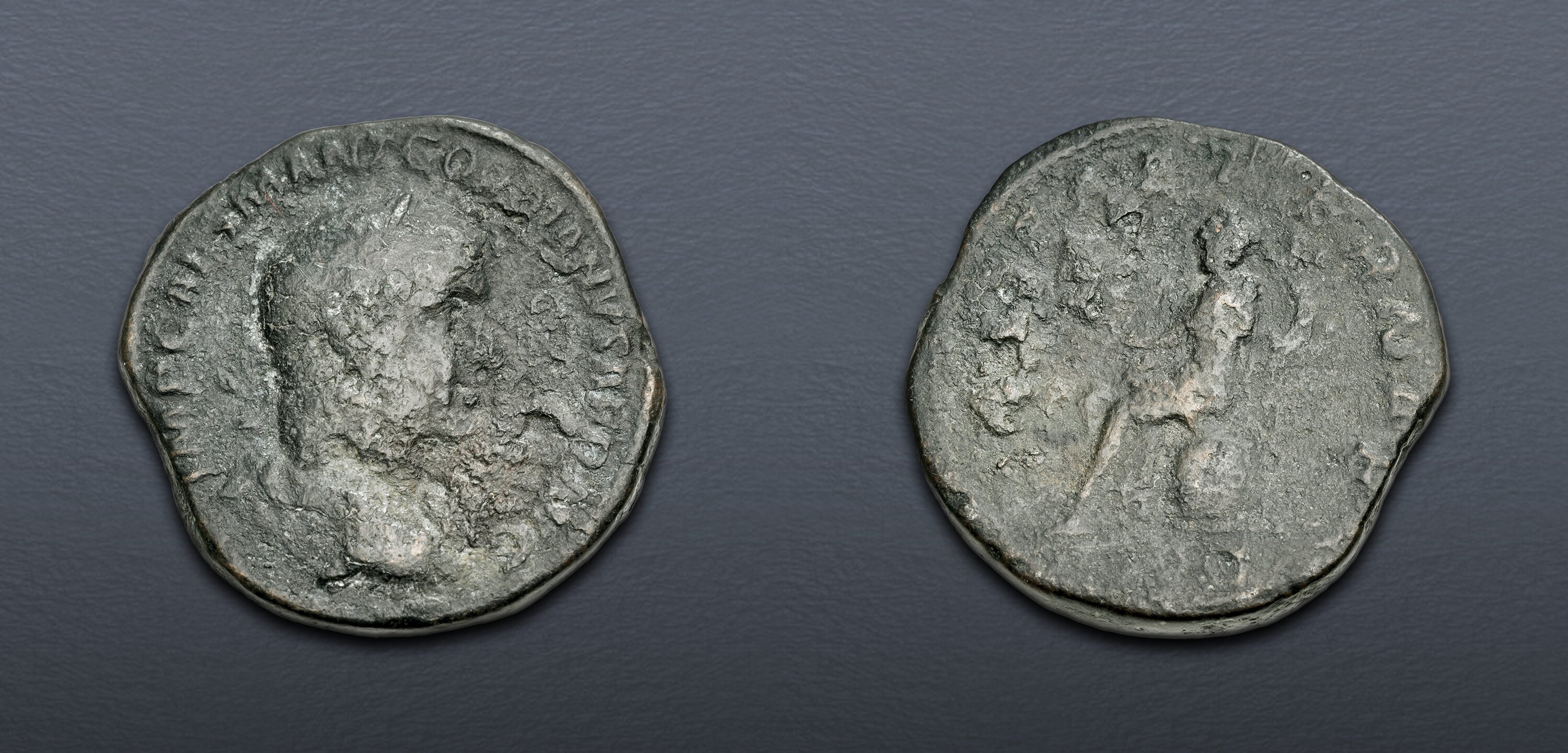 Gordian I. AD 238. Æ Sestertius (30.5mm, 18.47 g, 12h). Rome mint ...