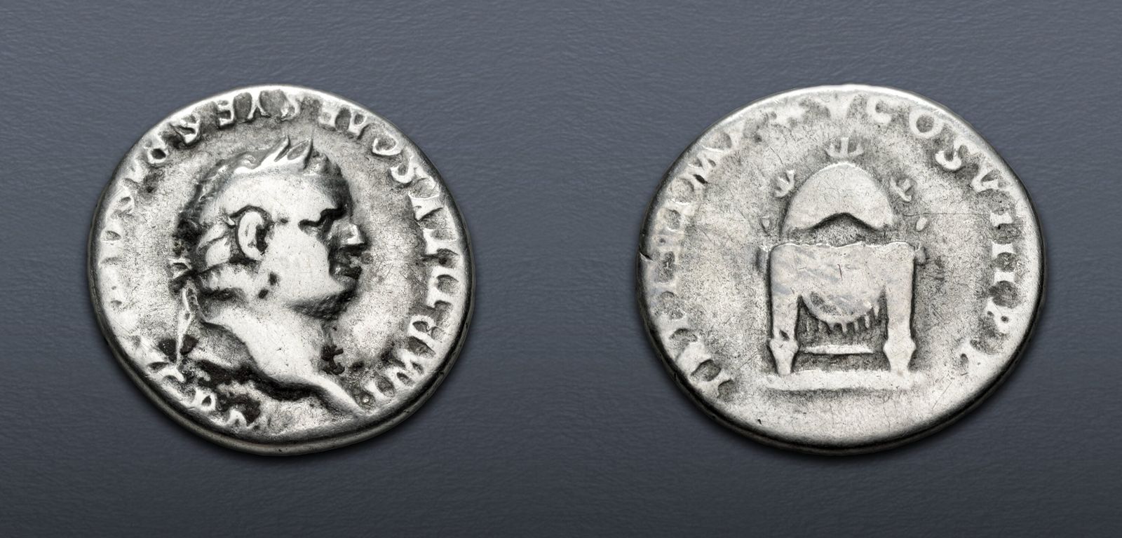 Titus. AD 79-81. AR Denarius (165mm, 3.15 g, 5h). Rome mint. Struck 1 ...