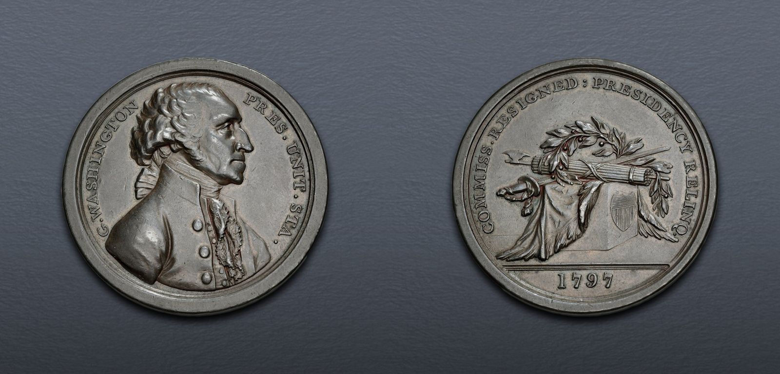 Washingtoniana, 1797. The Sansom Medal. Musante GW-58; Baker 71. EF ...