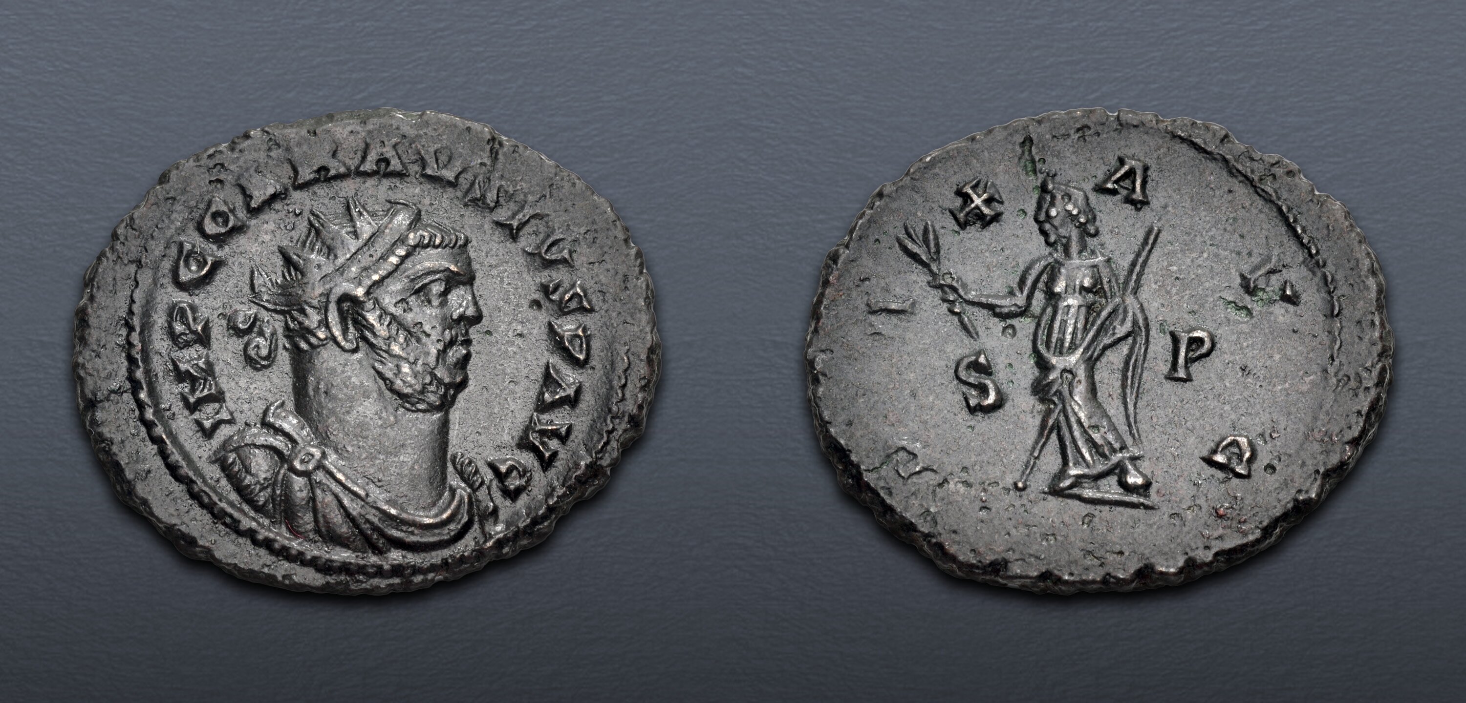 Carausius. Romano-British Emperor, AD 286-293. Antoninianus (25.5mm, 5. ...