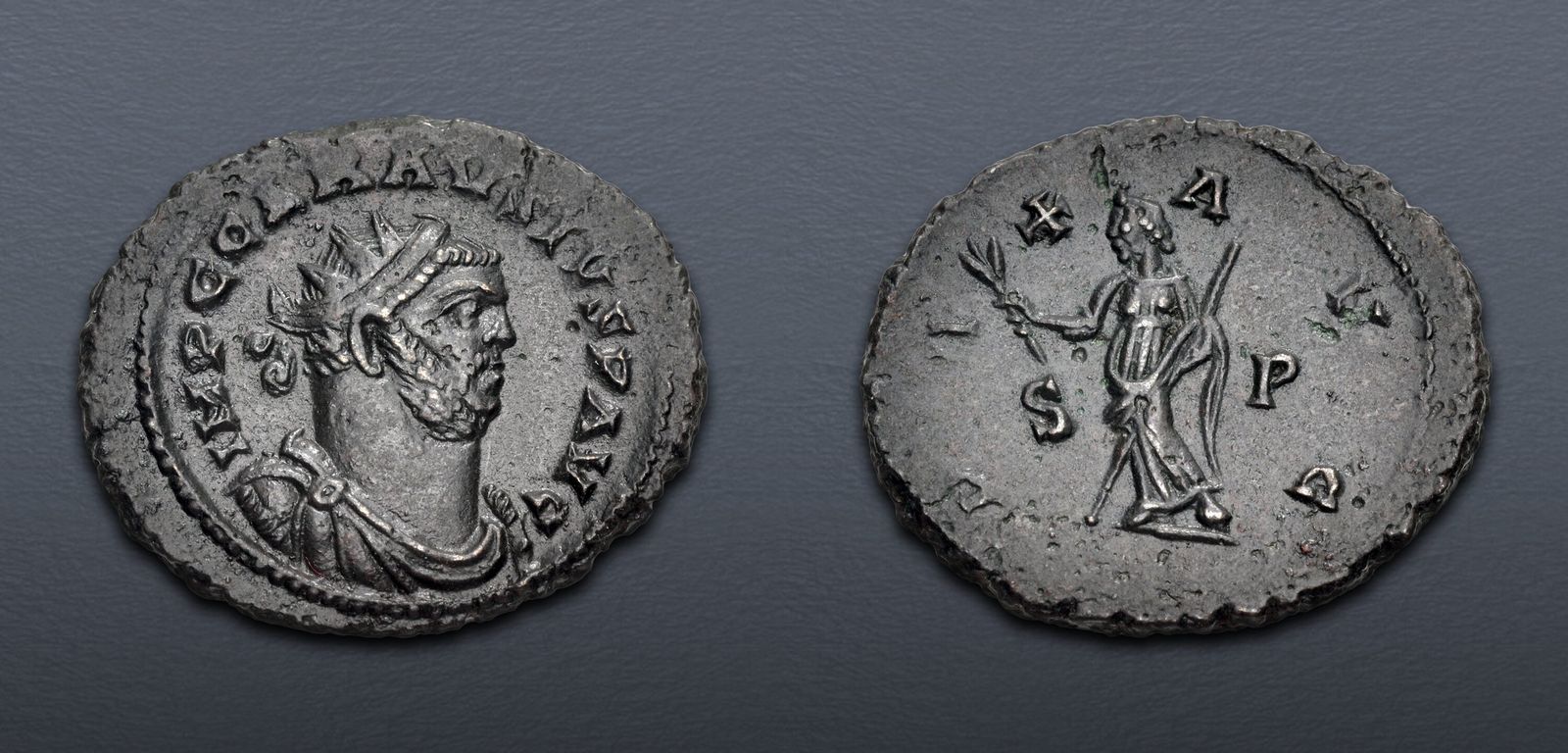 Carausius. Romano-British Emperor, AD 286-293. Antoninianus (25.5mm, 5. ...