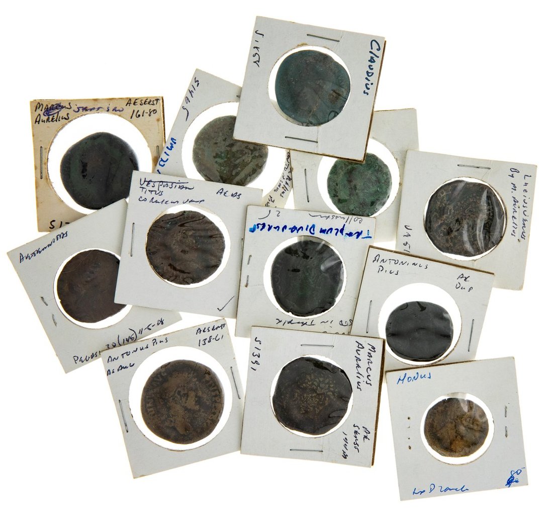 Roman Imperial. A Dozen First-Second Century AEs. Includes: Sestertii ...