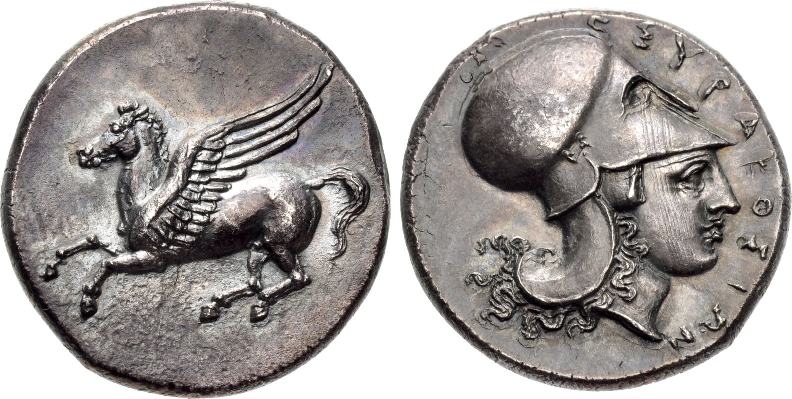 SICILY, Syracuse. Timoleon and the Third Democracy. 344-317 BC. AR ...