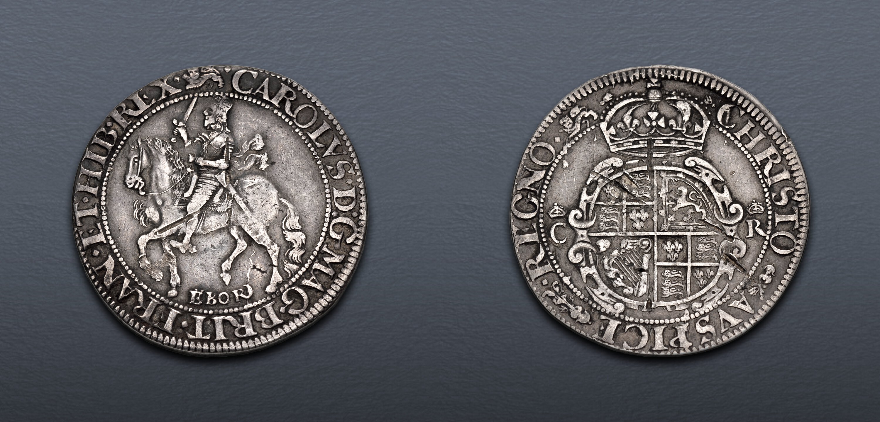STUART. Charles I. 1625-1649. AR Halfcrown (35mm, 15.12 g, 12h). Type ...
