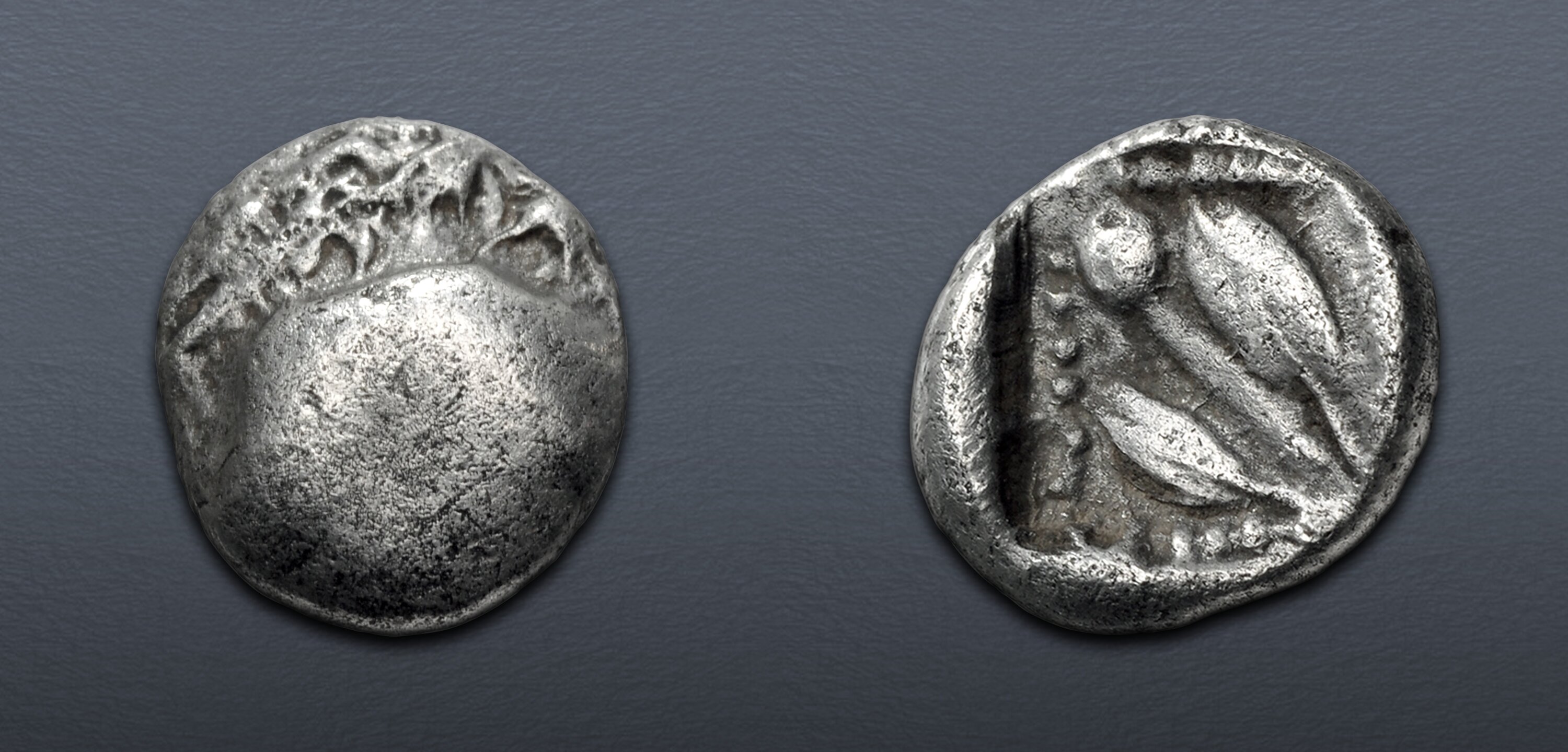 ASIA MINOR, Uncertain. Circa 450-350 BC. AR Obol (8.5mm, 0.75 g). VF ...