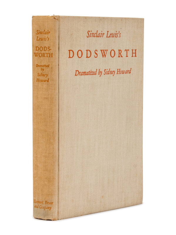 [Literature] [Lewis, Sinclair] Howard, Sidney. Sinclair Lewis\'s ...
