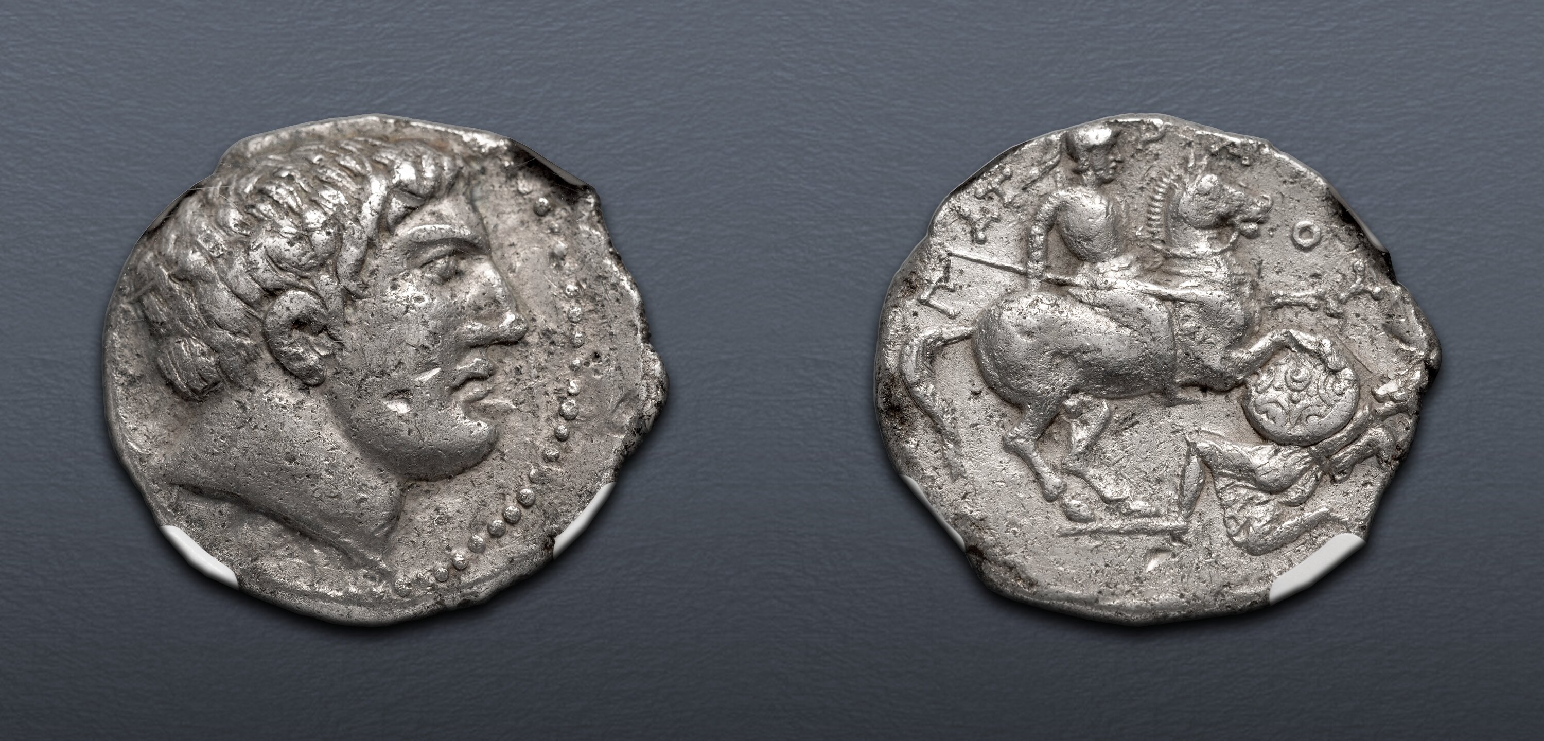KINGS of PAEONIA. Patraos. Circa 335-315 BC. AR Tetradrachm (22.5mm, 12 ...