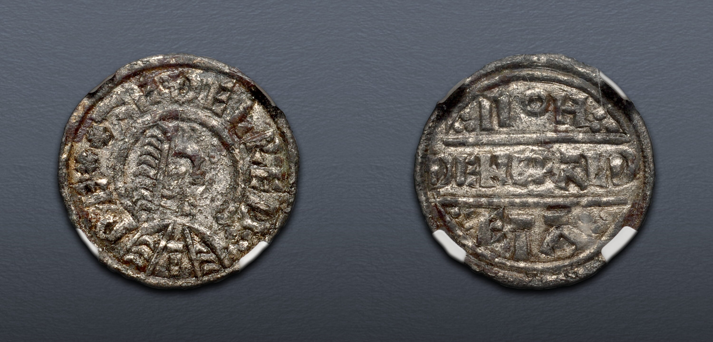 ANGLO-SAXON, Kings of Wessex. Æthelred I. 865/6-871. AR Penny (18mm, 9h ...