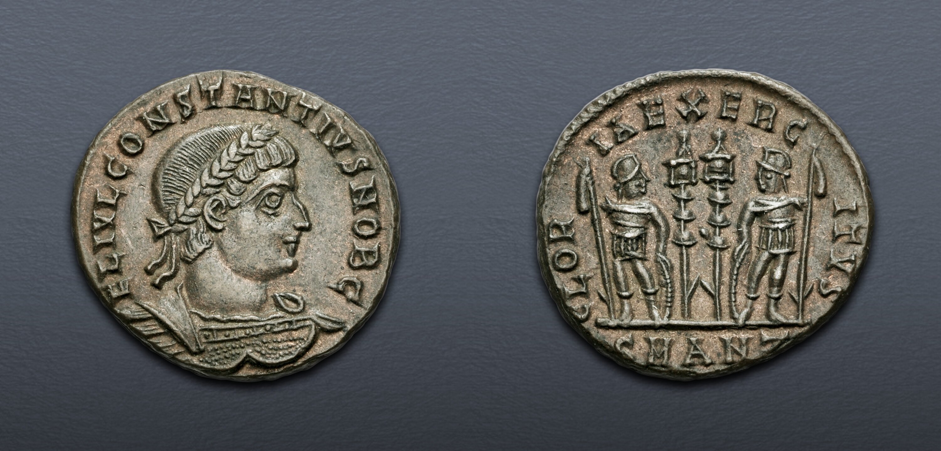 Constantius II. As Caesar, AD 324-337. Æ Follis (16.5mm, 2.82 g, 12h ...