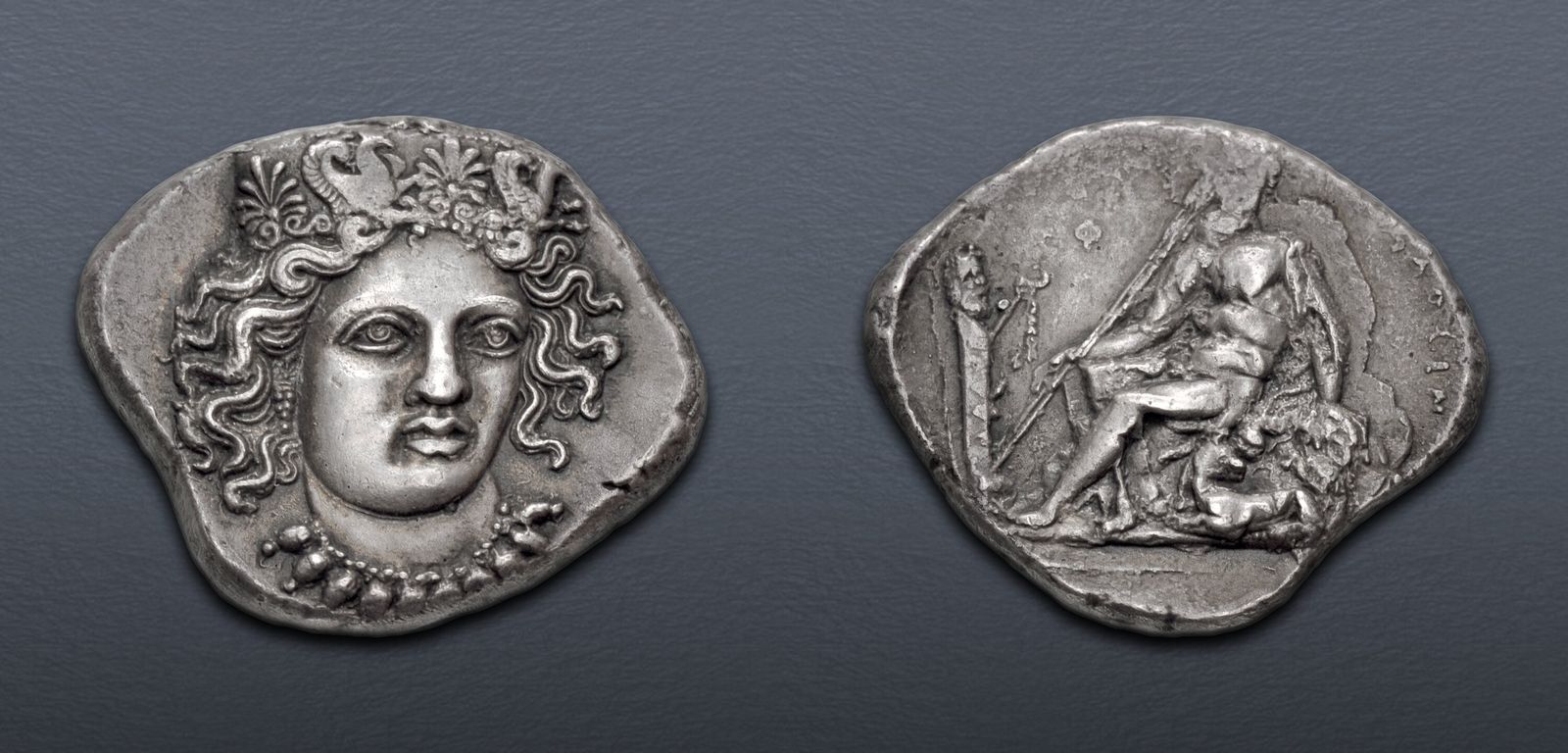 ELECTROTYPES, BRUTTIUM. Pandosia. Circa 375-350 BC. Electrotype “AR ...