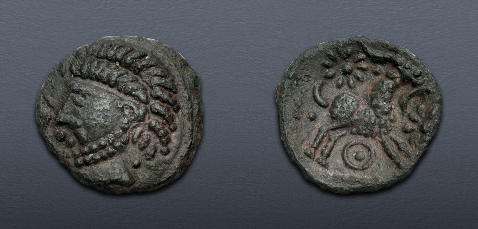 CELTIC, Trinovantes & Catuvellauni. Tasciovanus. Circa 20 BC-AD 10. Æ ...