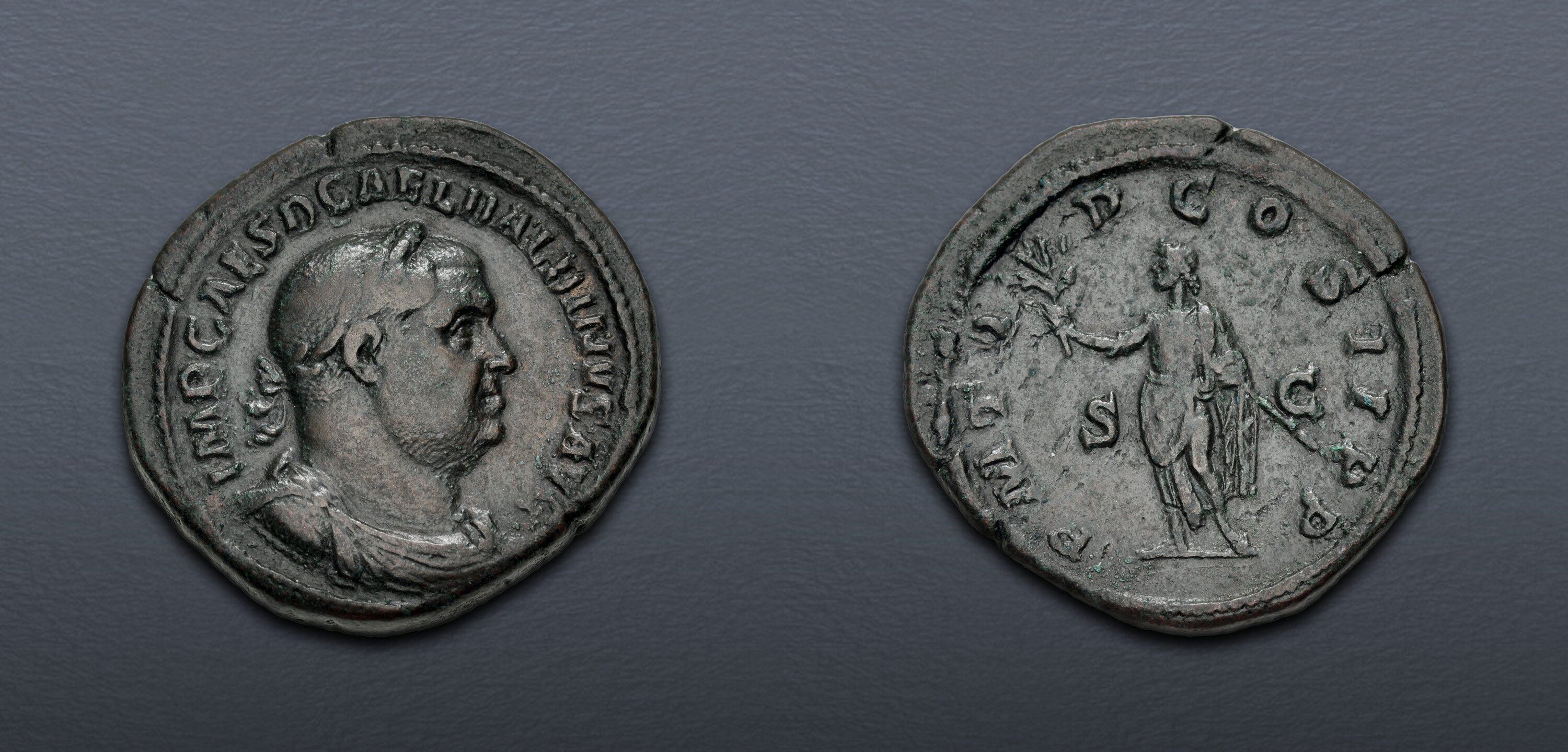 Balbinus. AD 238. Æ Sestertius (33mm, 24.70 g, 12h). Rome mint. 1st ...