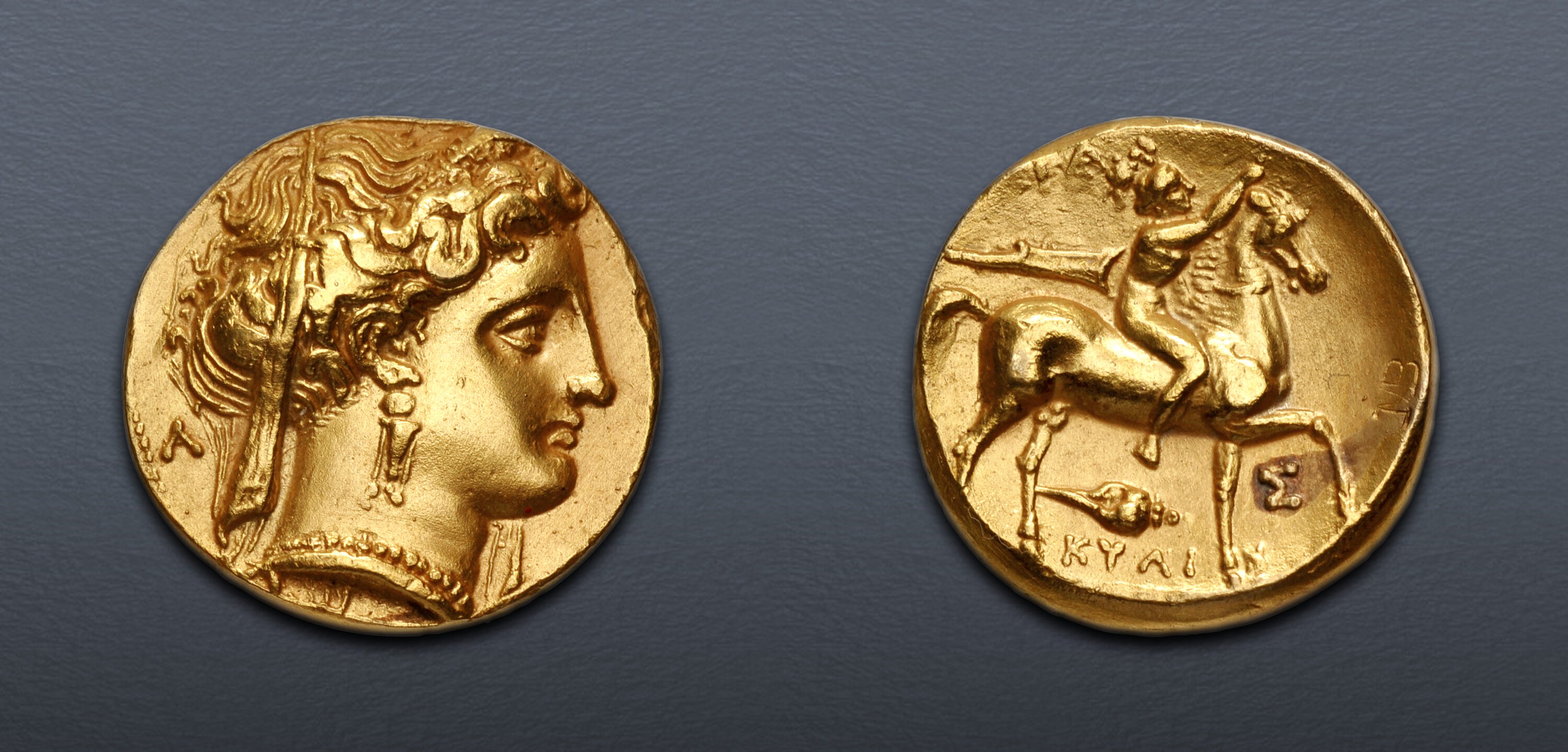 ELECTROTYPES, CALABRIA. Tarentum. Circa 320-300 BC. Electrotype “AV ...