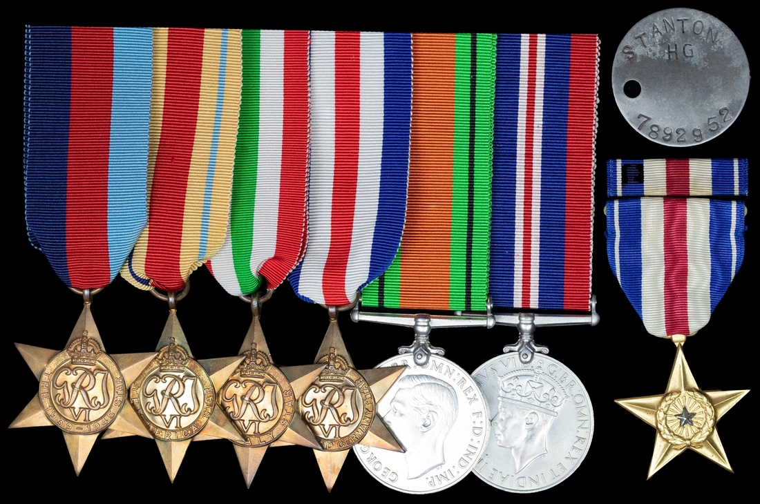 The American Silver Star group of seven attributed to Sergeant H. G ...