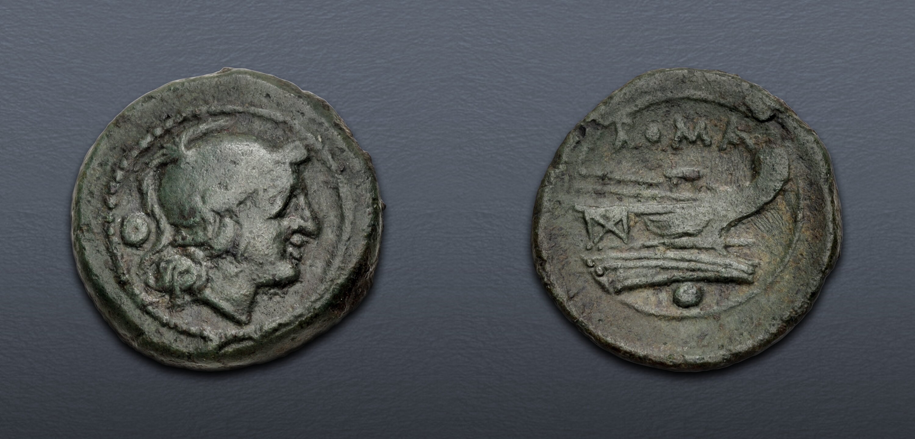 Anonymous. After 211 BC. Æ Uncia (18mm, 4.91 g, 9h). Unmarked series ...