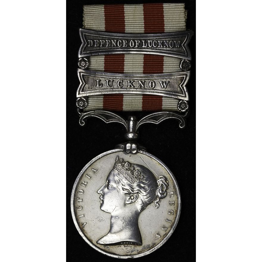 The Indian Mutiny Medal award to Private G. Green, 90th Light Infantry ...
