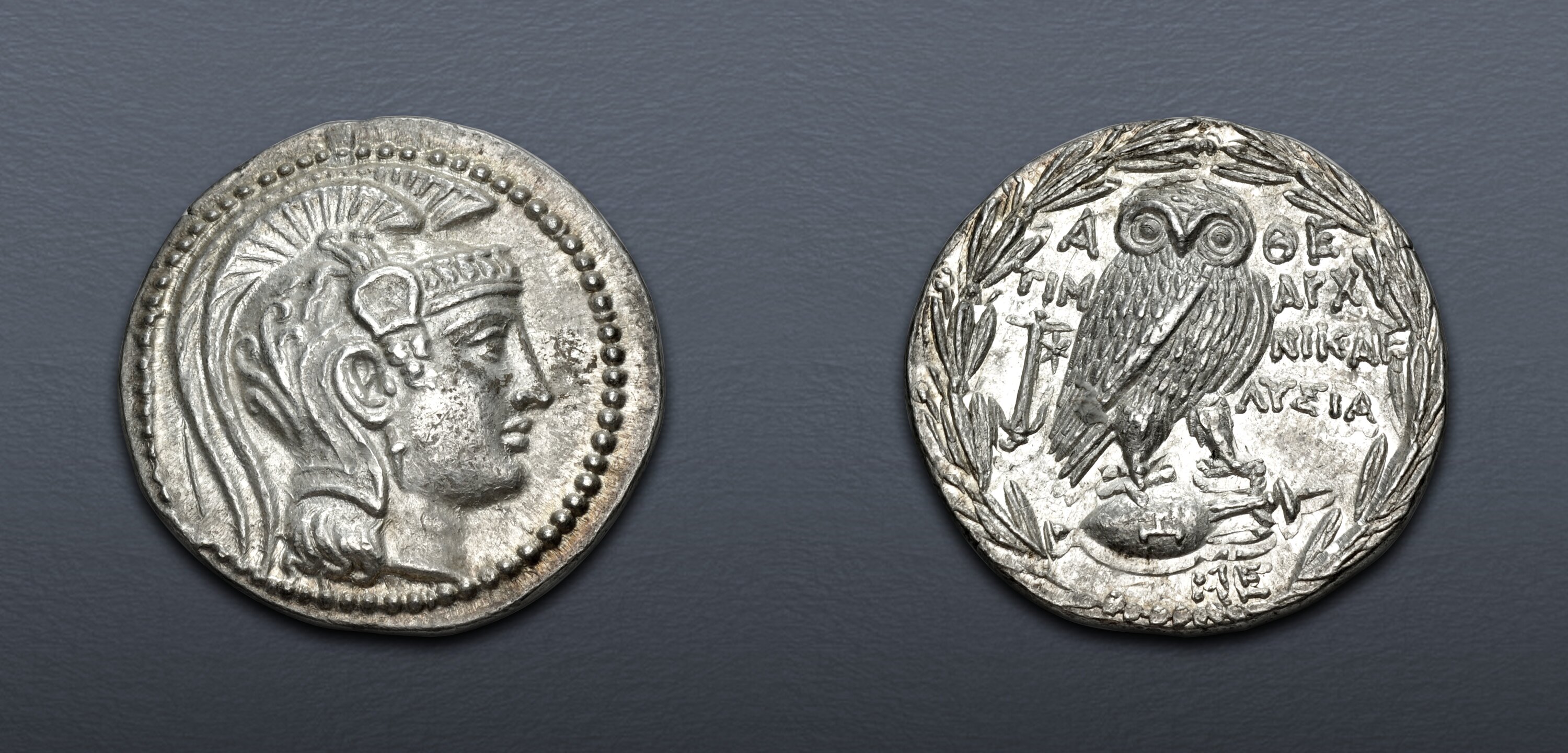ATTICA, Athens. Circa 165-42 BC. AR Tetradrachm (31.5mm, 16.84 g, 12h ...