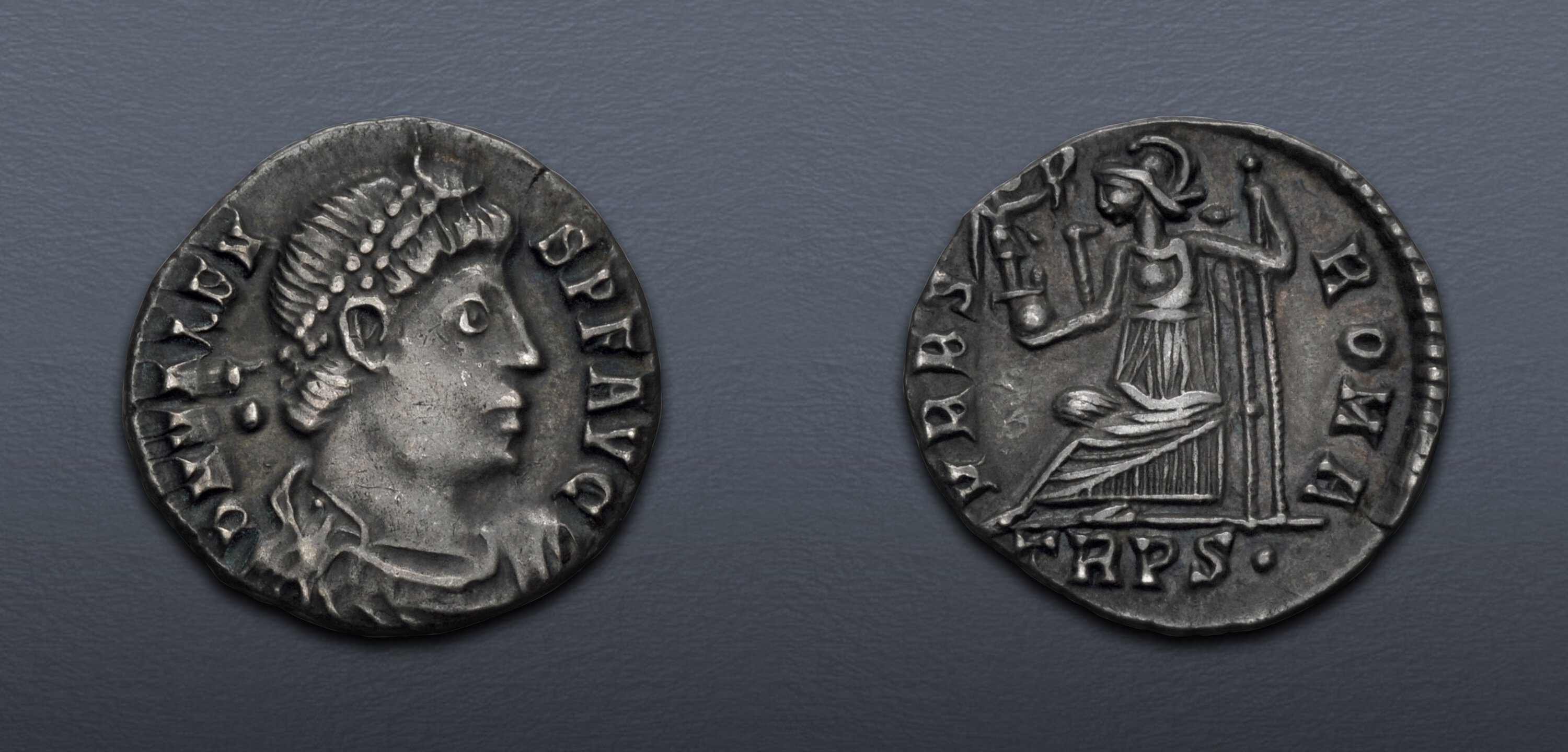 Valens. AD 364-378. AR Siliqua (16mm, 1.53 g, 6h). Treveri (Trier) mint ...