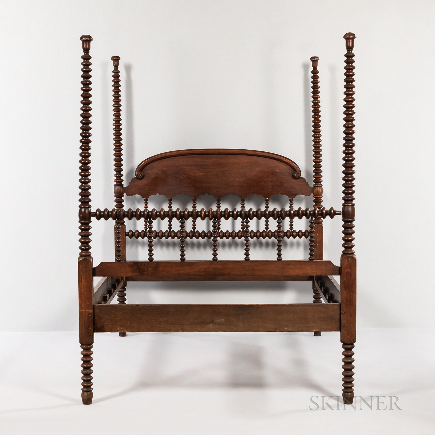 Spool-turned Tall-post Bed | Barnebys