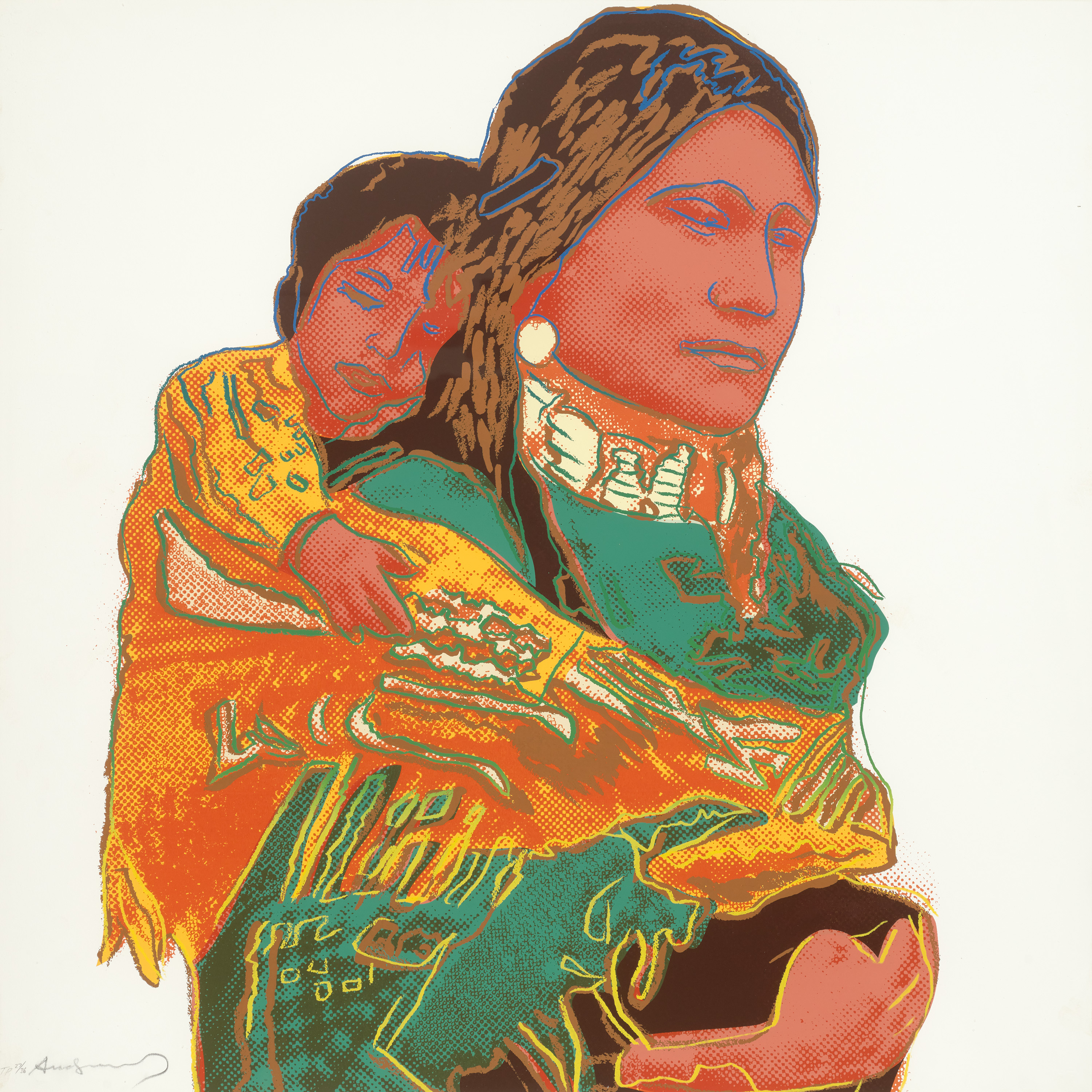 Andy Warhol, Mother and Child from Cowboys and Indians (F&S IIB.383 ...